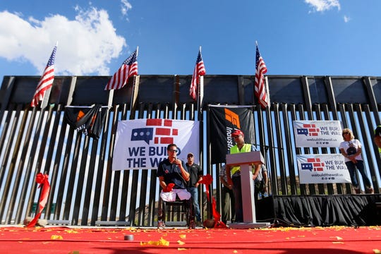 GoFundMe border wall: IBWC cut locked gate put up by We Build the Wall