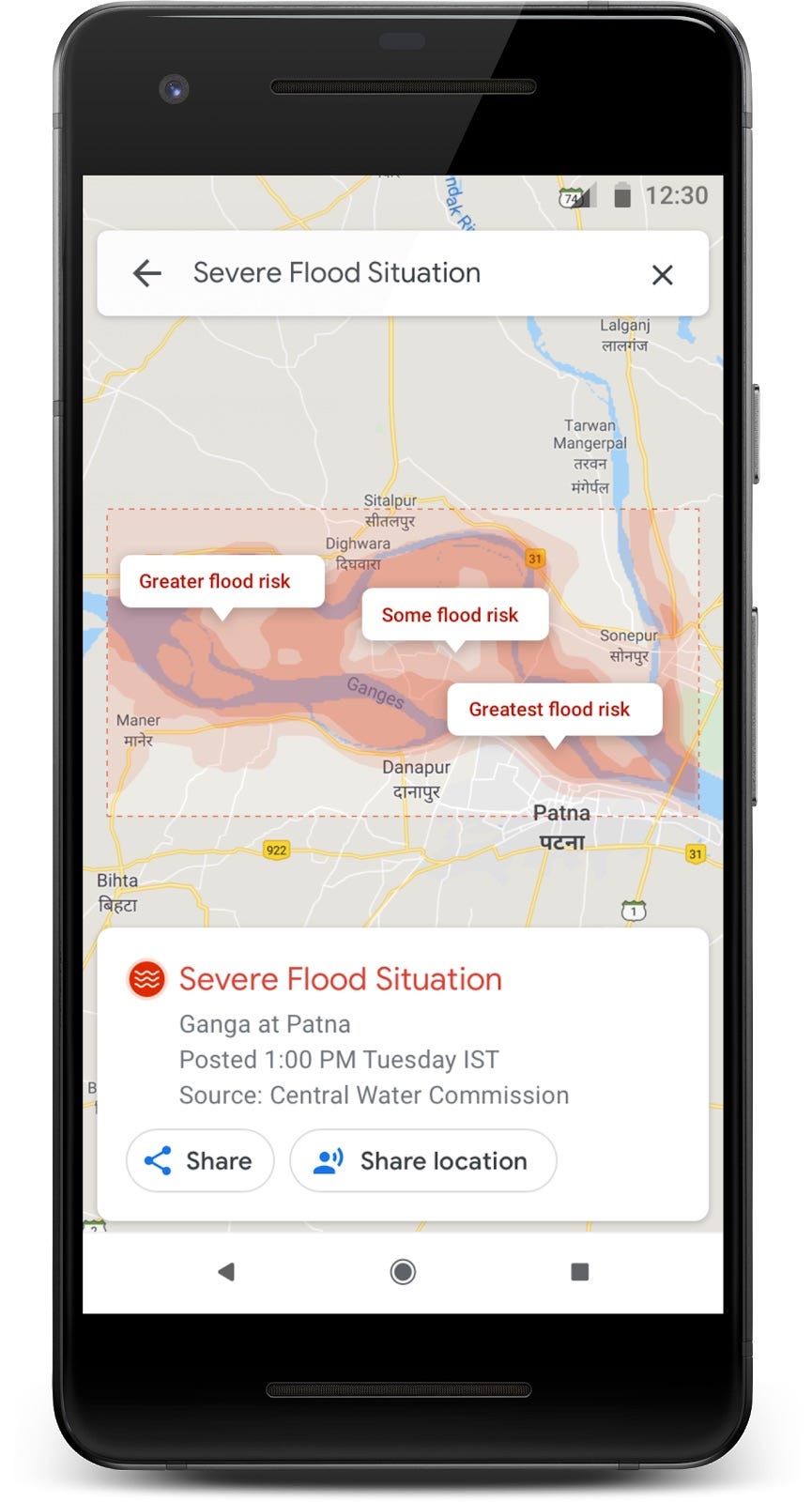 Google Maps adds tools to help you survive a hurricane, flood or quake