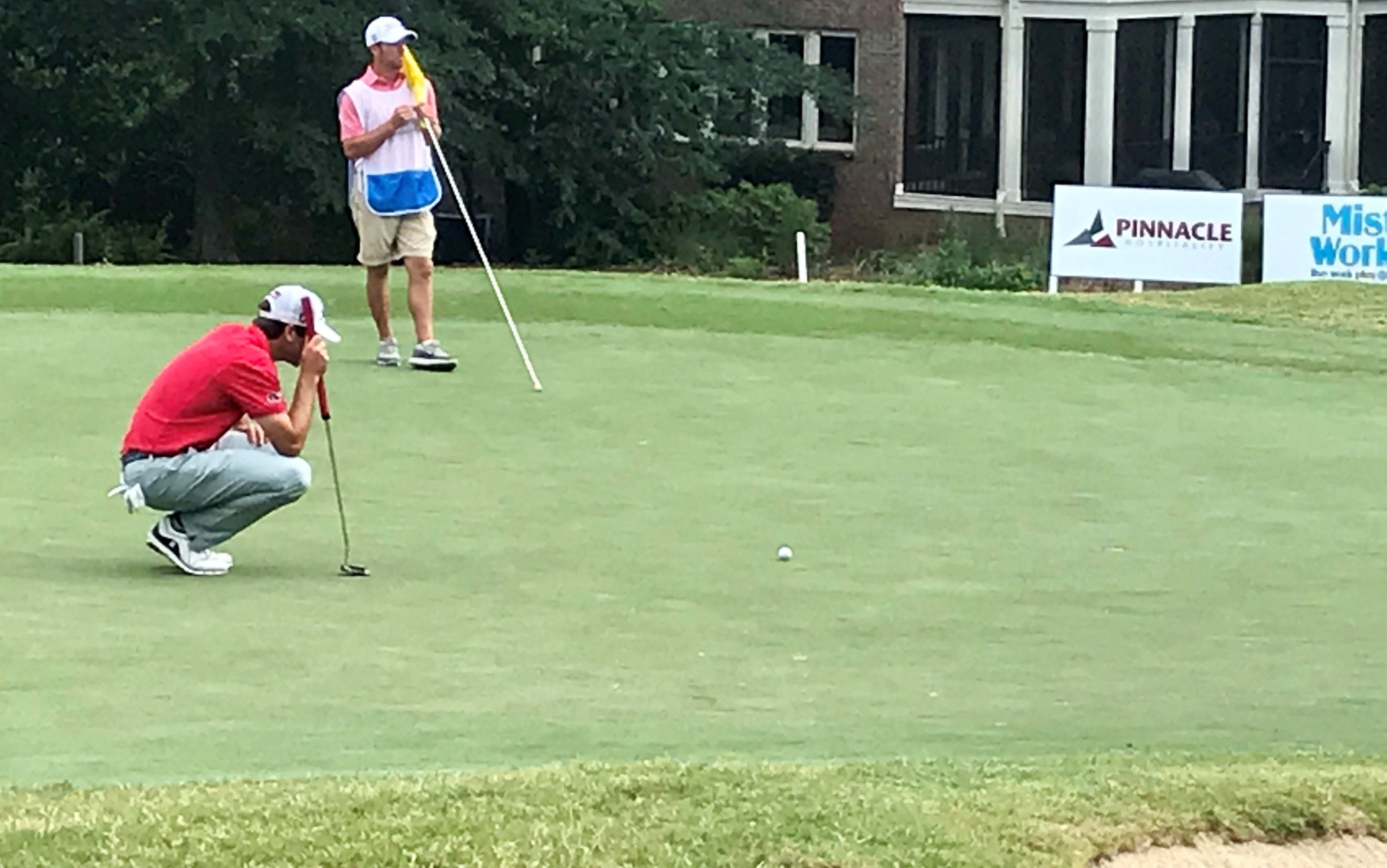 Former Clemson player Ben Martin has share of lead in BMW Pro-Am