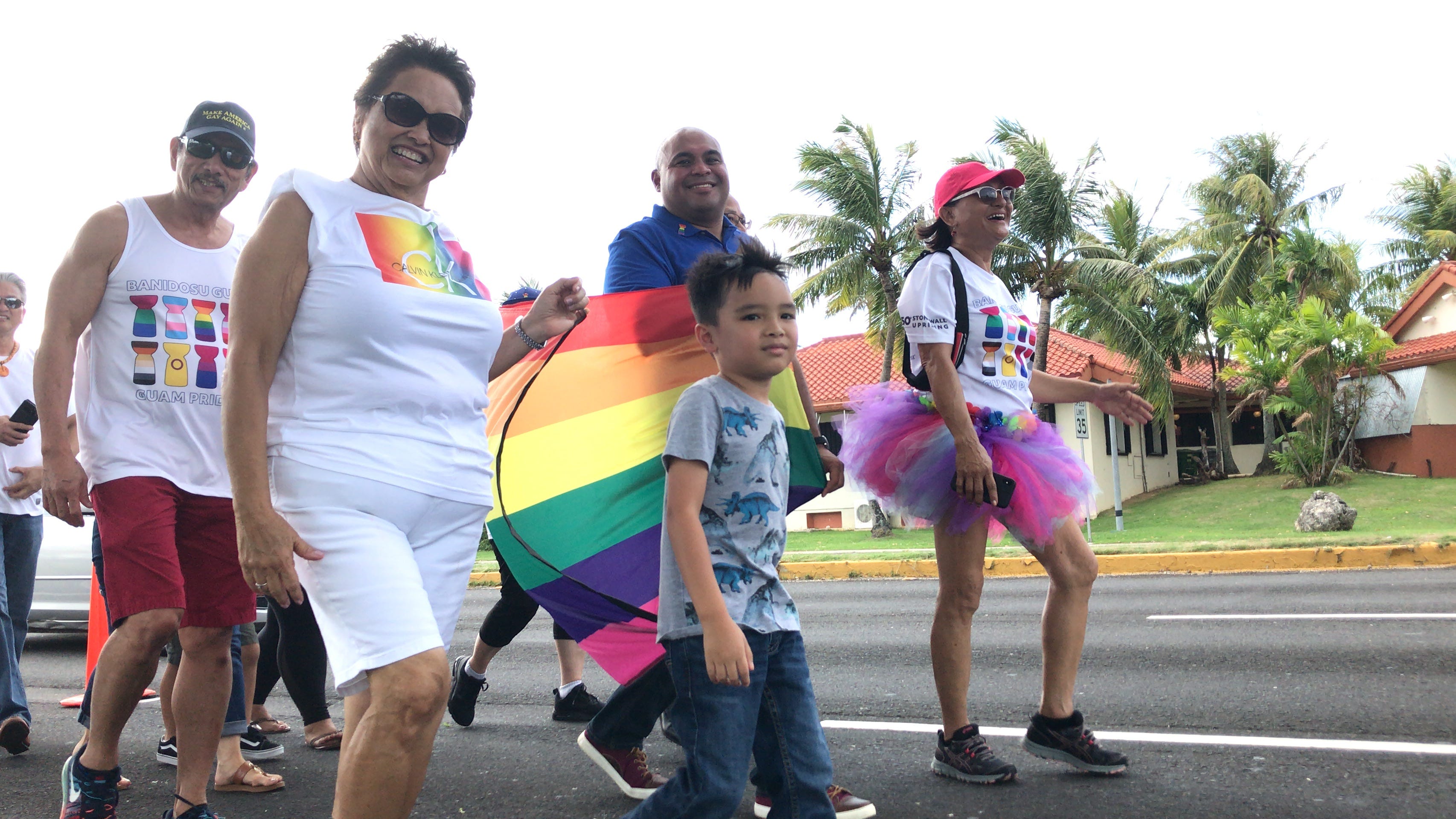 3rd Annual Guam Pride March draws dozens to Hagåtña | Local News ...