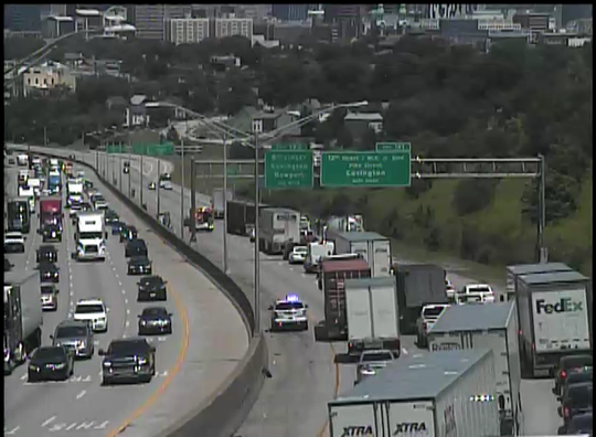 Northbound I-71/75 reopened after crash at Cut in the Hill