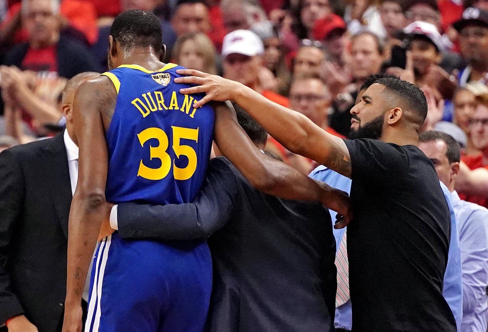 Kevin Durant injury: Drake pays tribute to Warriors star