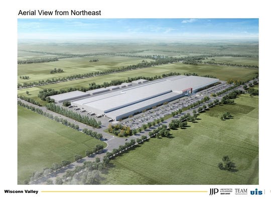 Foxconn Wisconsin: Factory plan shows trees, concrete and metal walls