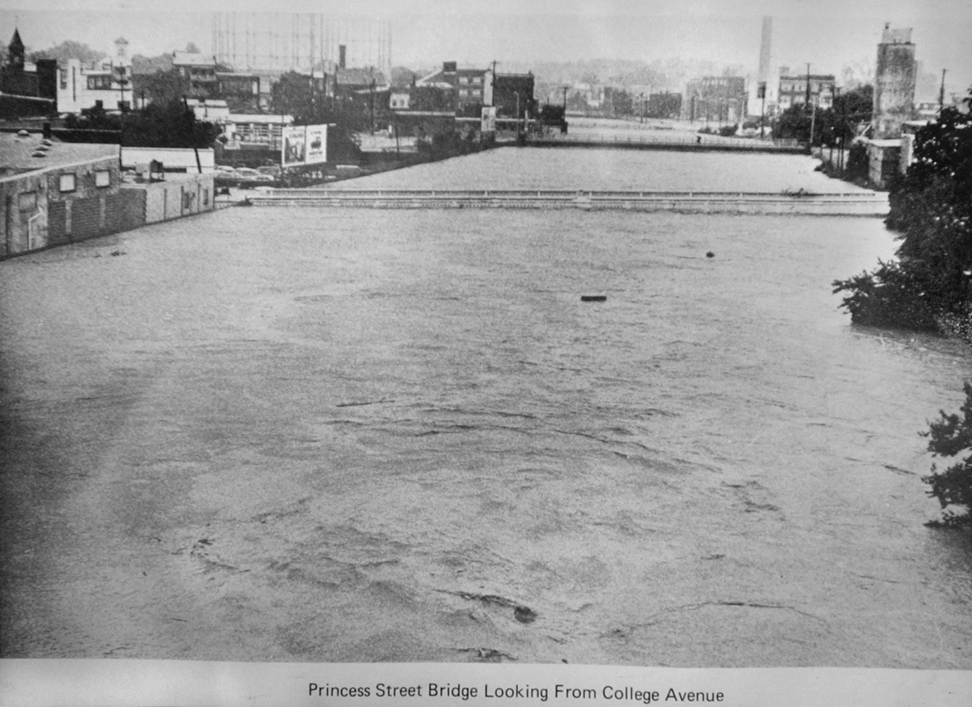 Tropical Storm Agnes flood caused catastrophic damages in PA