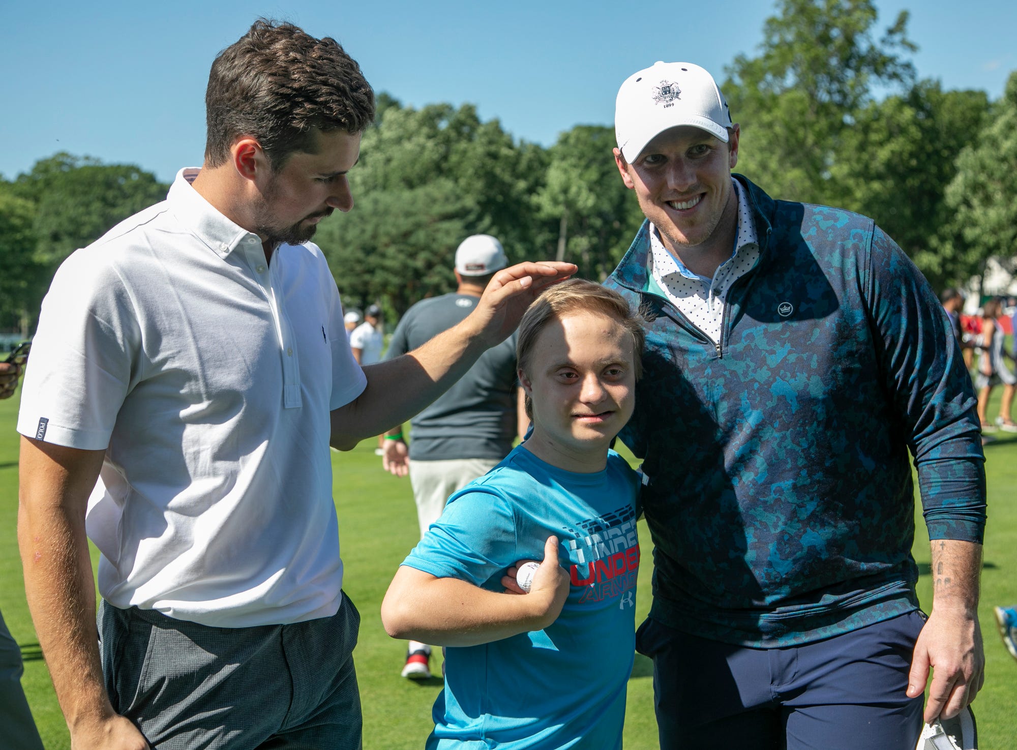 Red Wings' Dylan Larkin stole celeb golf show in one heart-melting moment