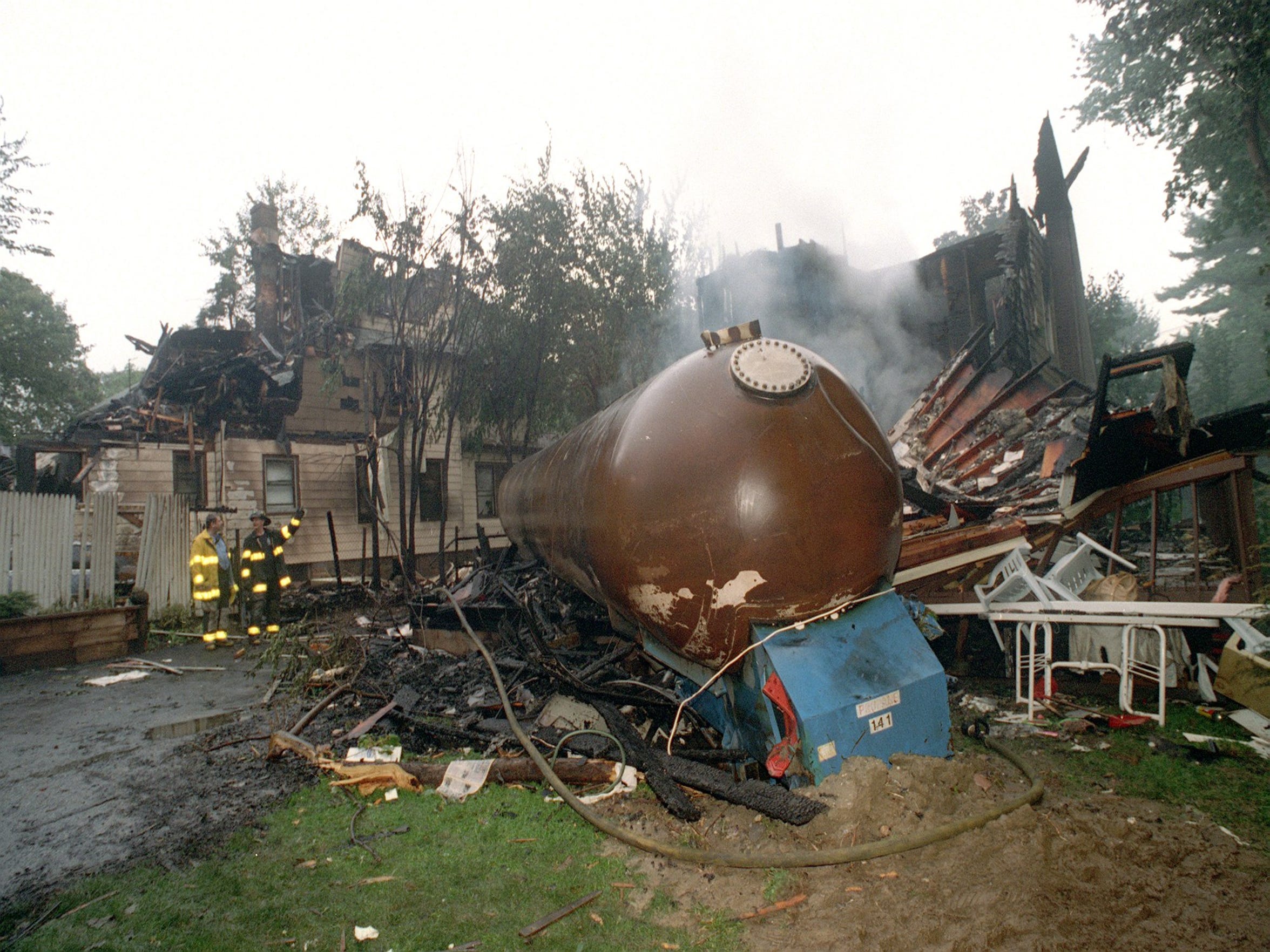 25 years ago: A propane tanker blew up on I-287, sending a missile