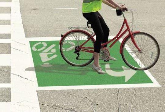 Bicycle turn boxes could be a new way to keep cyclists safe