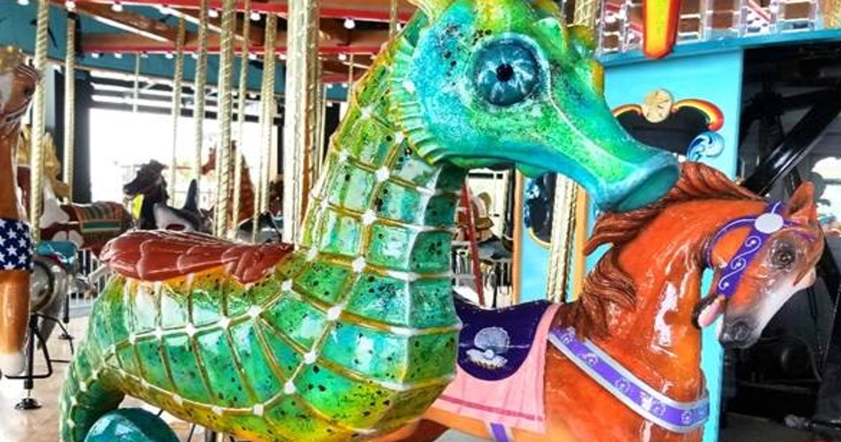 Long Branch's new carousel offers sneak peek of sea-themed surprises