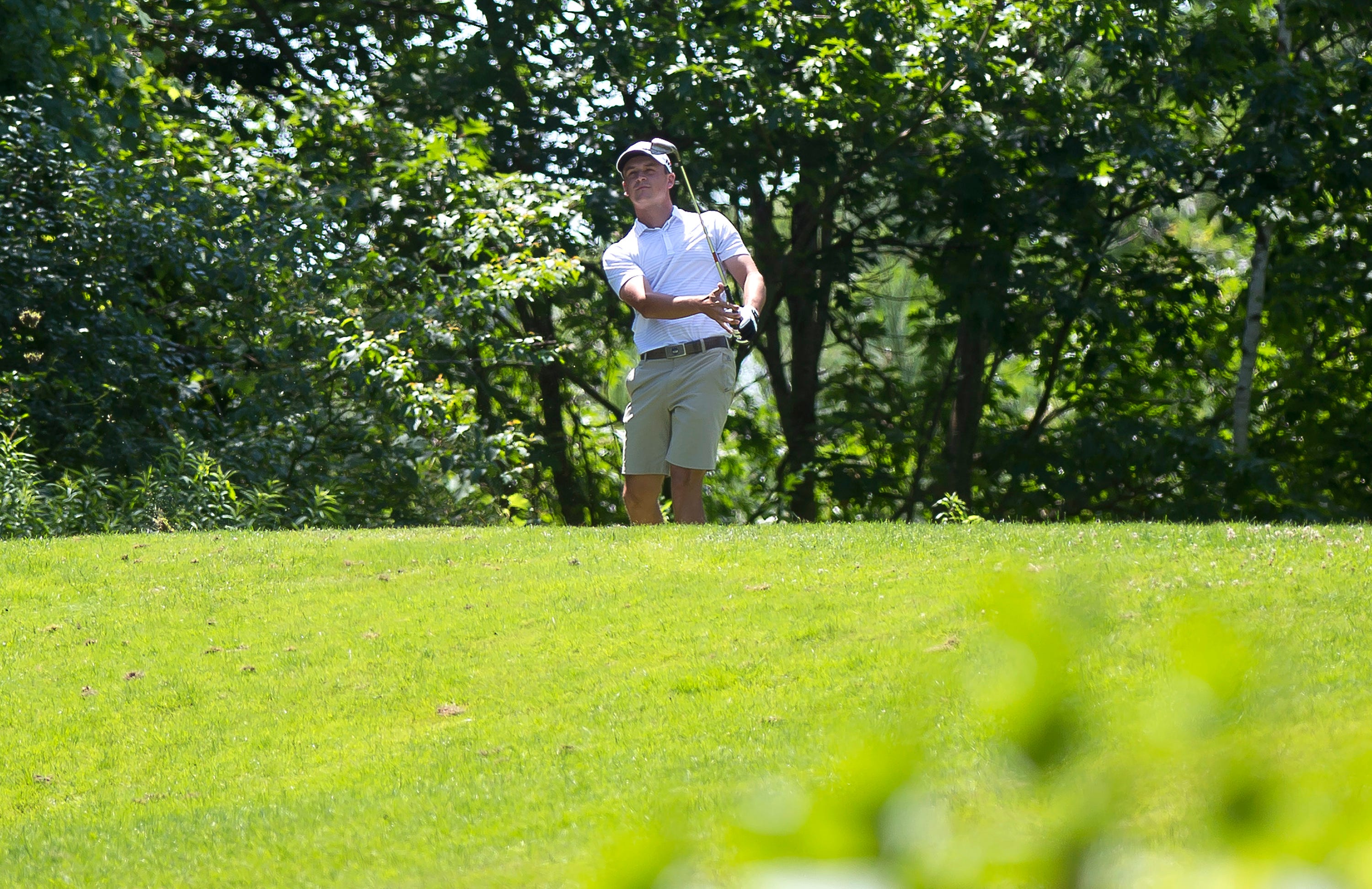 2019 Vermont Amateur: Drake Hull cruises to 66, four-shot lead in first ...