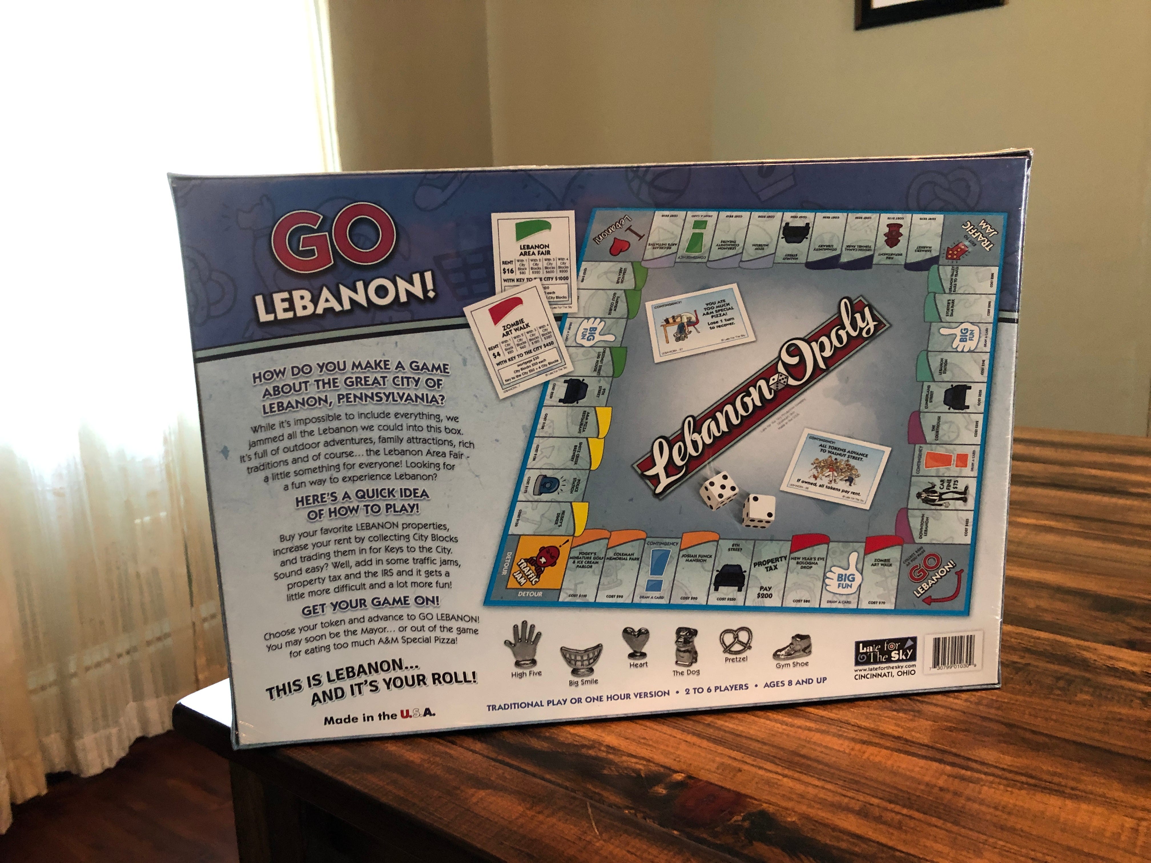 Monopoly imitation, Lebanon-Opoly, now on sale at Walmart