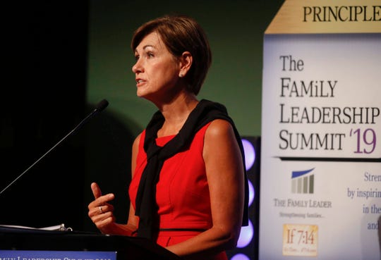 Iowa Gov. Kim Reynolds brags on moving the state Supreme Court to the right