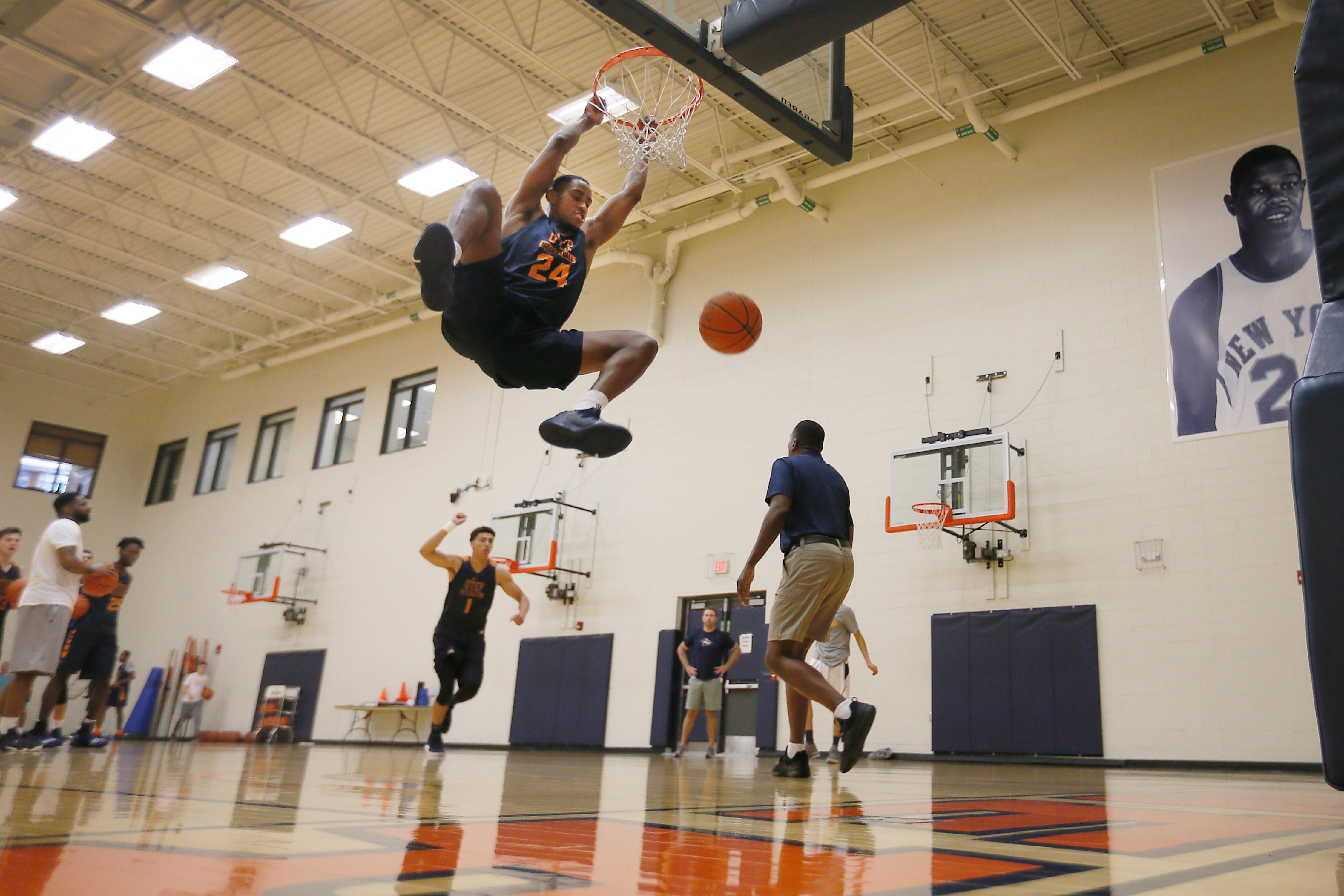 UTEP men's basketball team has first official practice