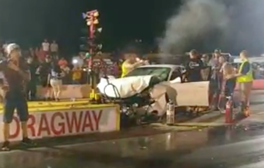 Jackson Dragway crash: Alleged drunk driver narrowly missed race teams