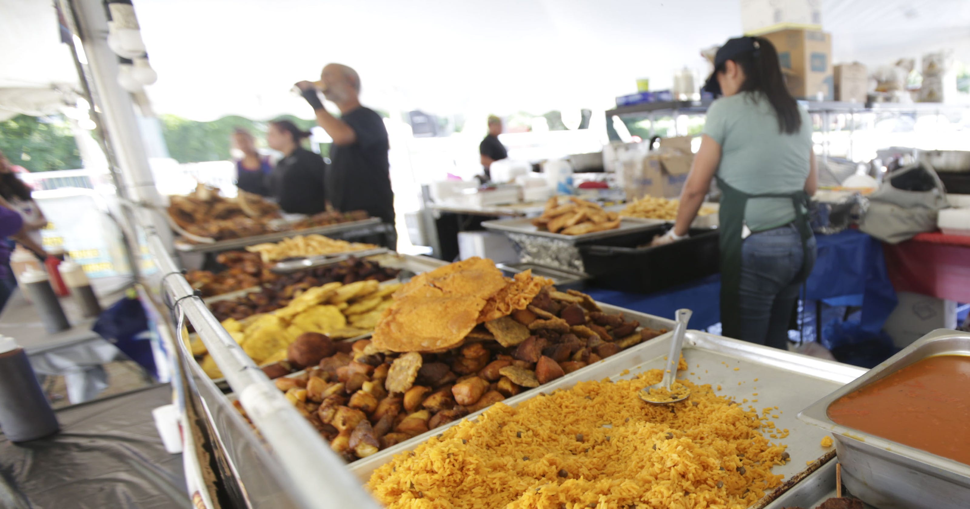 Food at the 2019 Puerto Rican Festival in Rochester NY