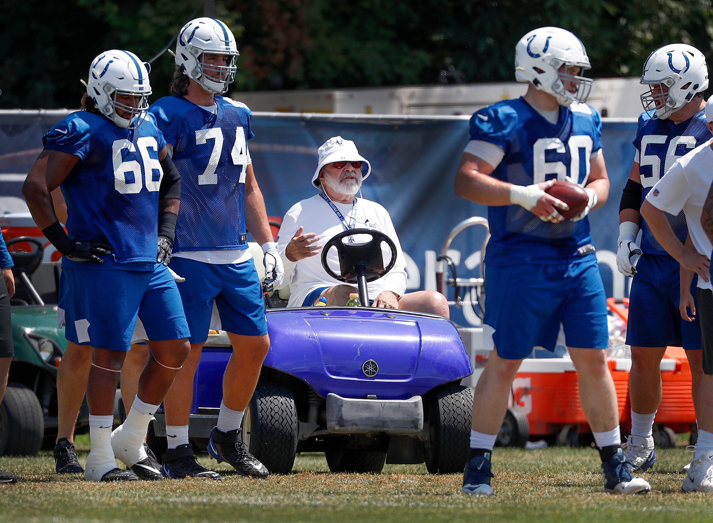 Colts veteran offensive line coach Howard Mudd steps down from ...