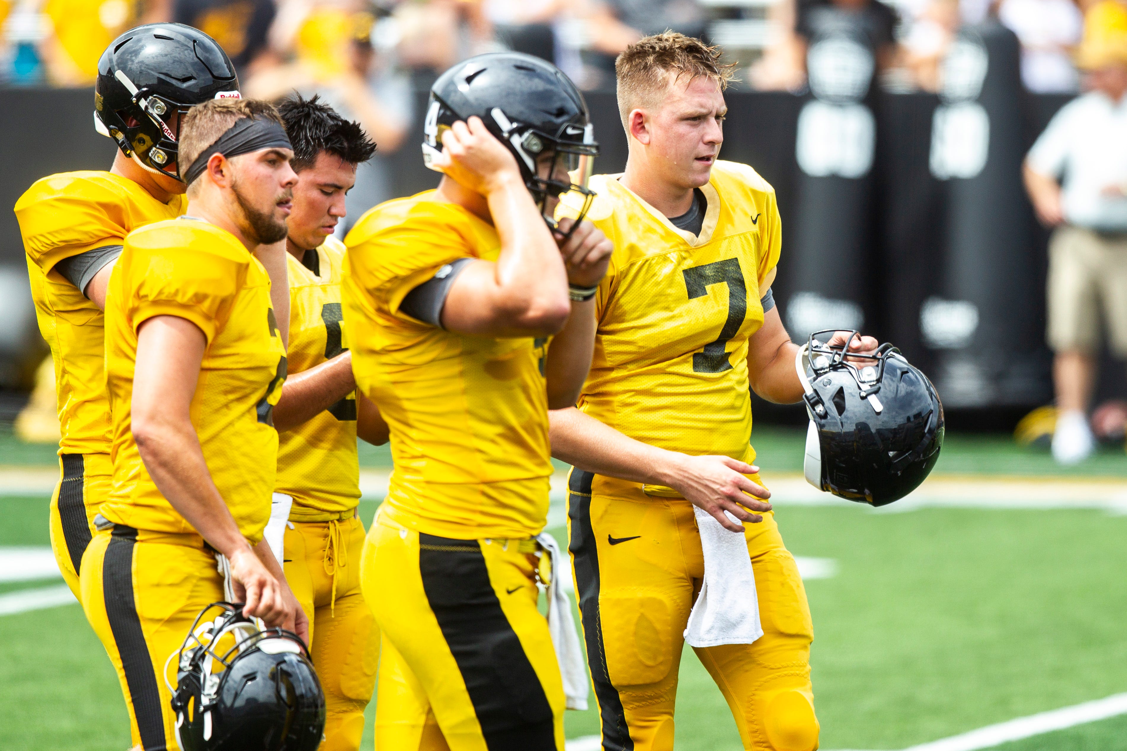 Iowa football: Spencer Petras puts on a strong showing in his effort to ...