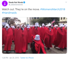 The Handmaid's Tale coincides with online chatter about women's rights