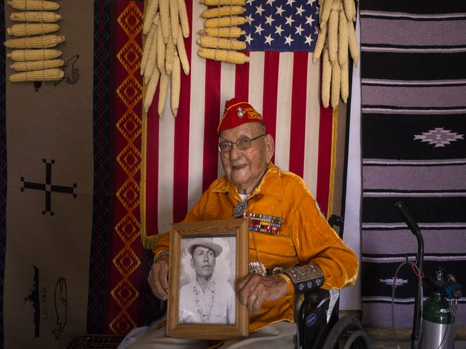 Navajo Code Talker funeral service for Joe Vandever Sr. in New Mexico