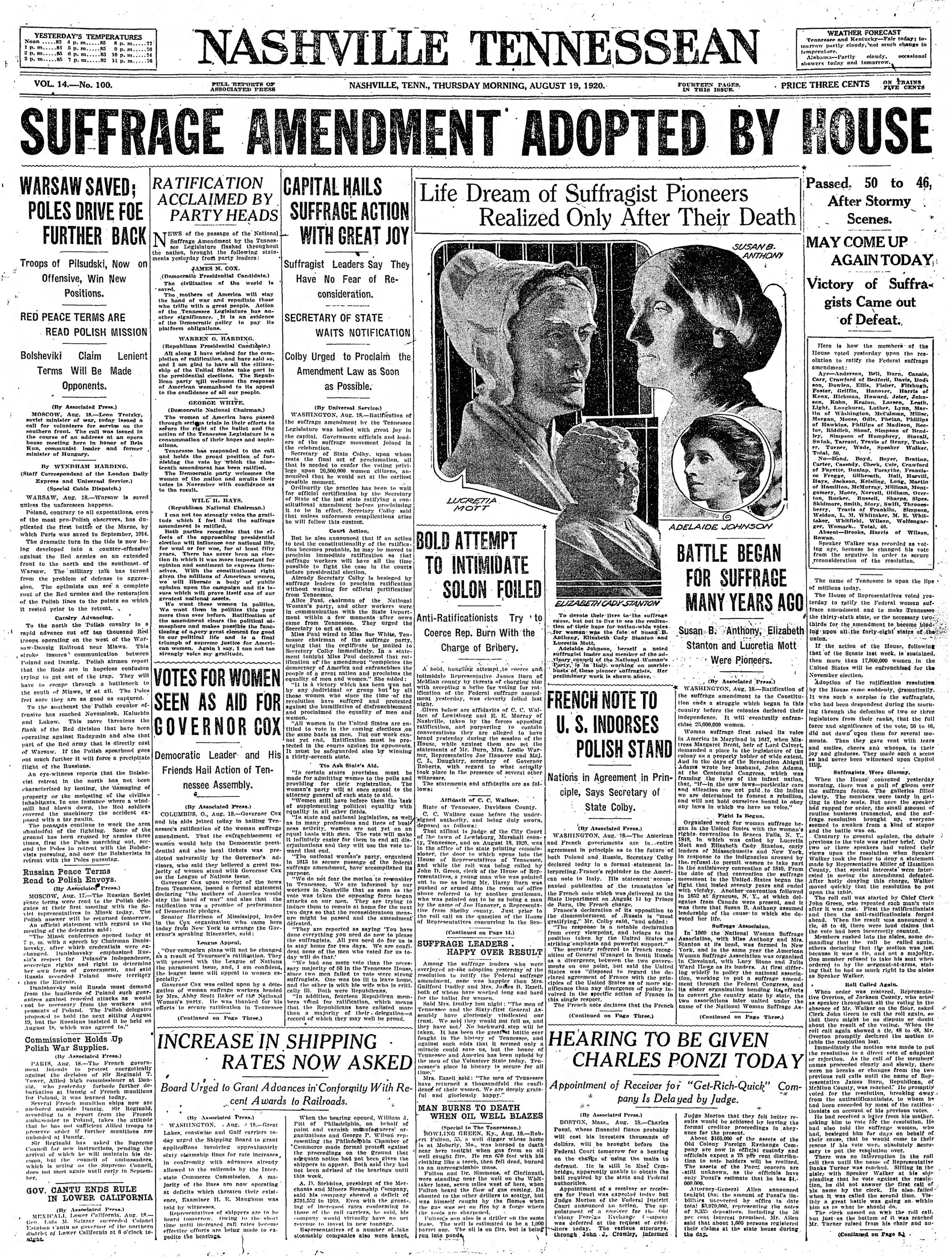 Remember the women who fought for the 19th Amendment