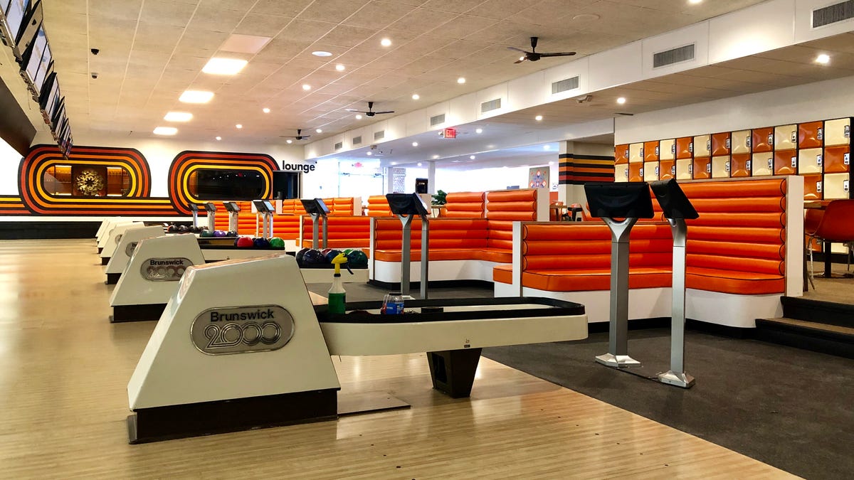 Peek inside the retro-chic Bowlero in Royal Oak