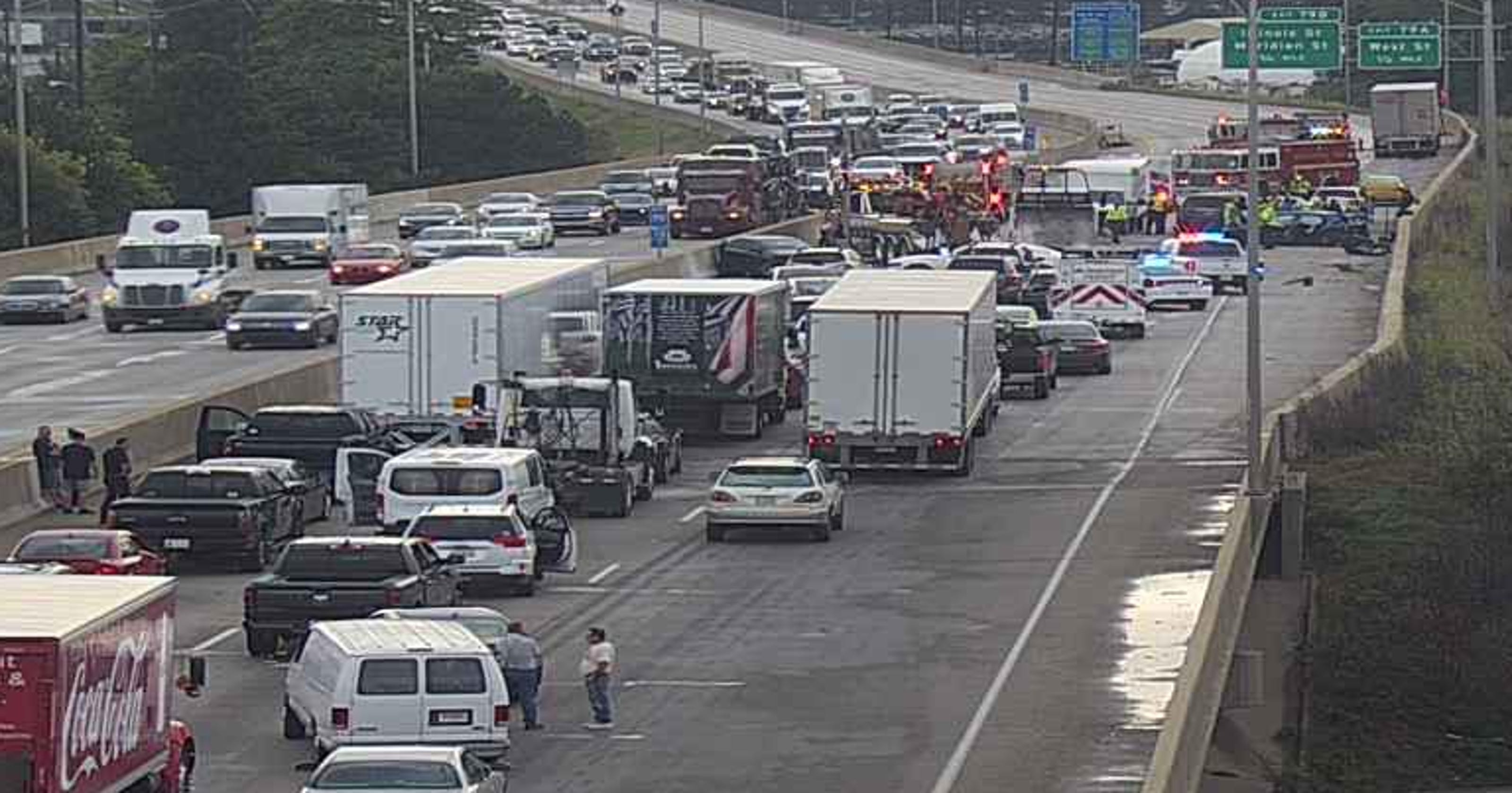 Indianapolis traffic: I-70 reopens at Harding after crash