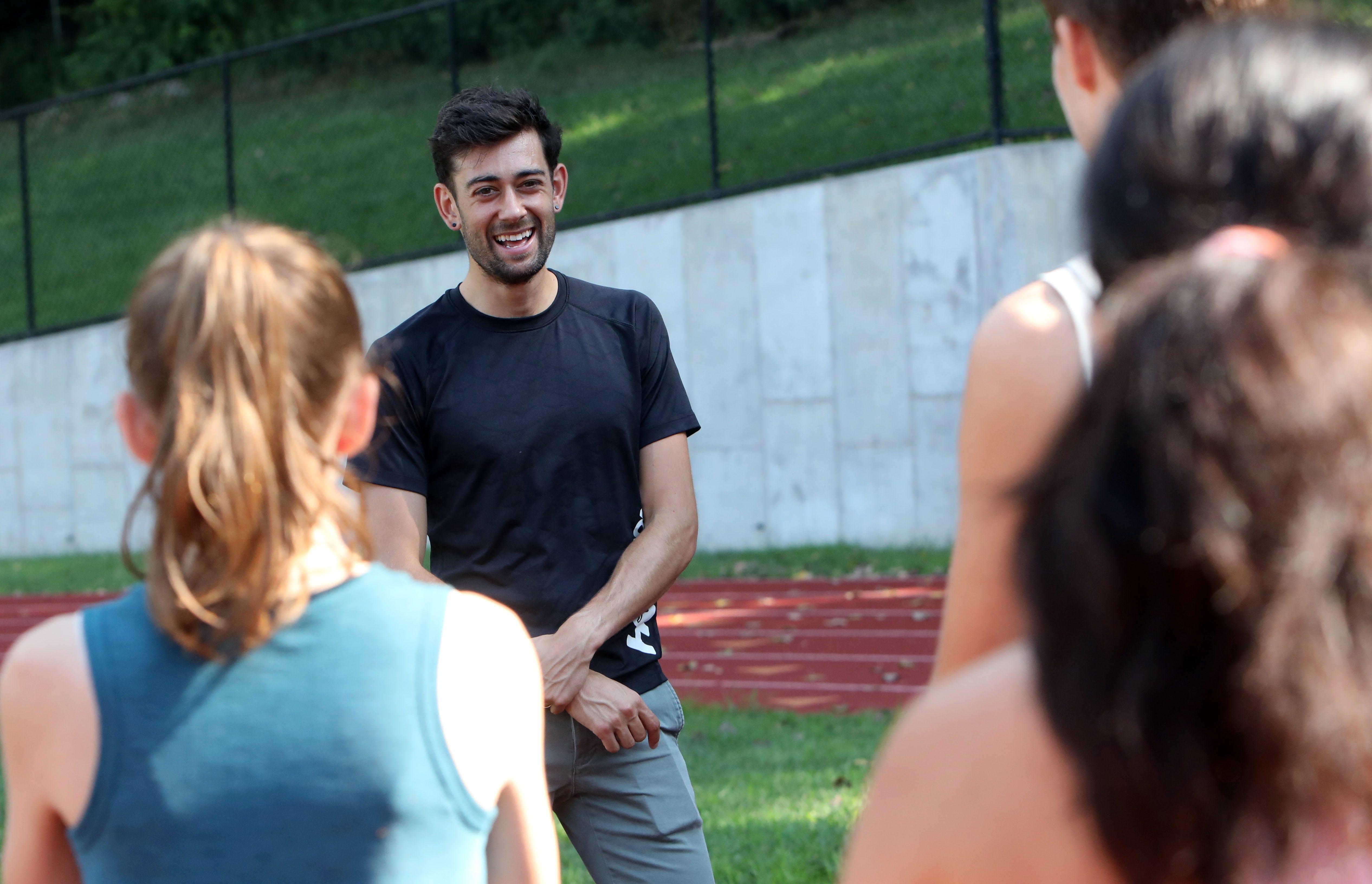 Kyle Merber, Tokyo 2020 Olympics hopeful, advises Hastings runners