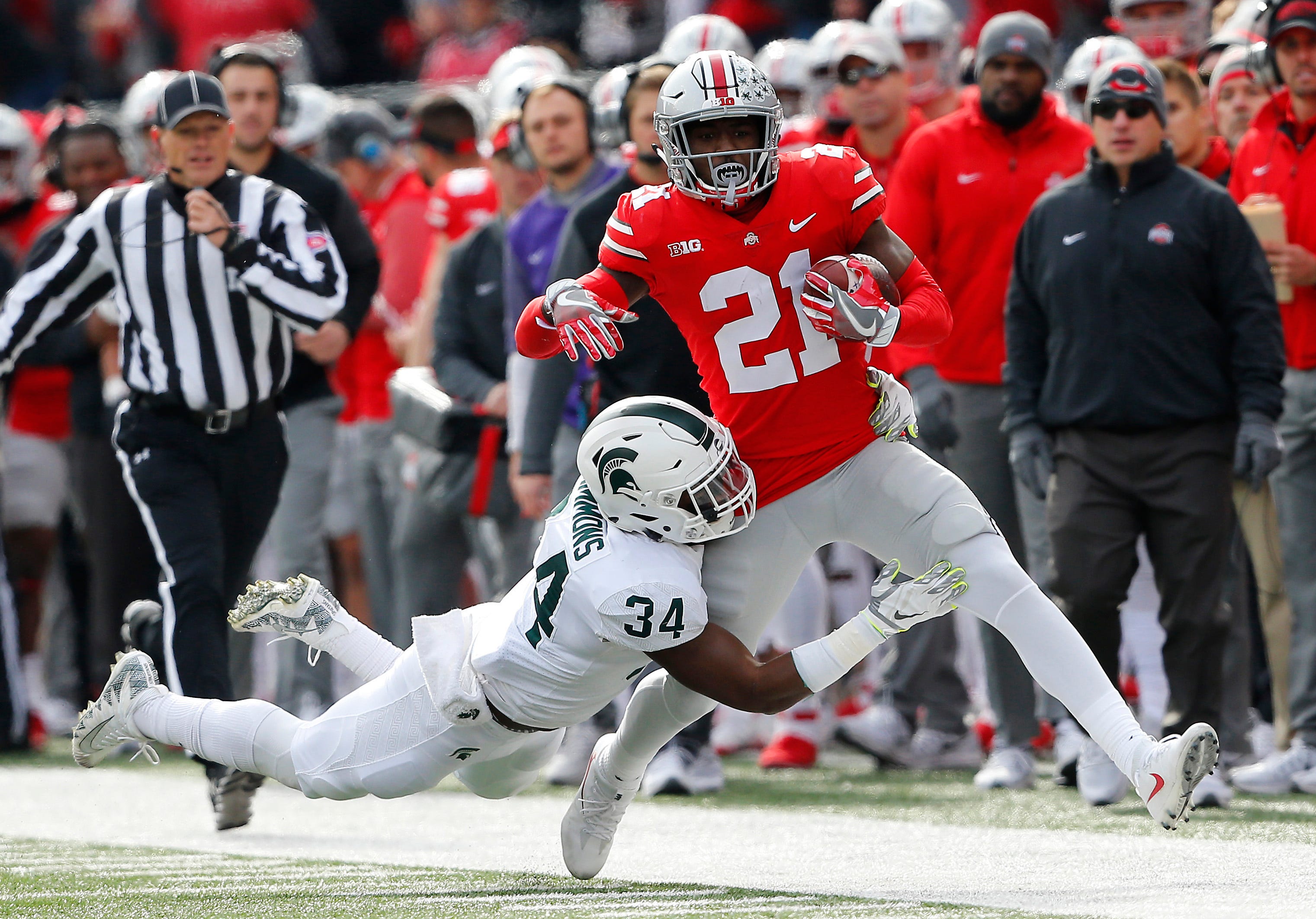Ohio State wide receivers in NFL include Michael Thomas