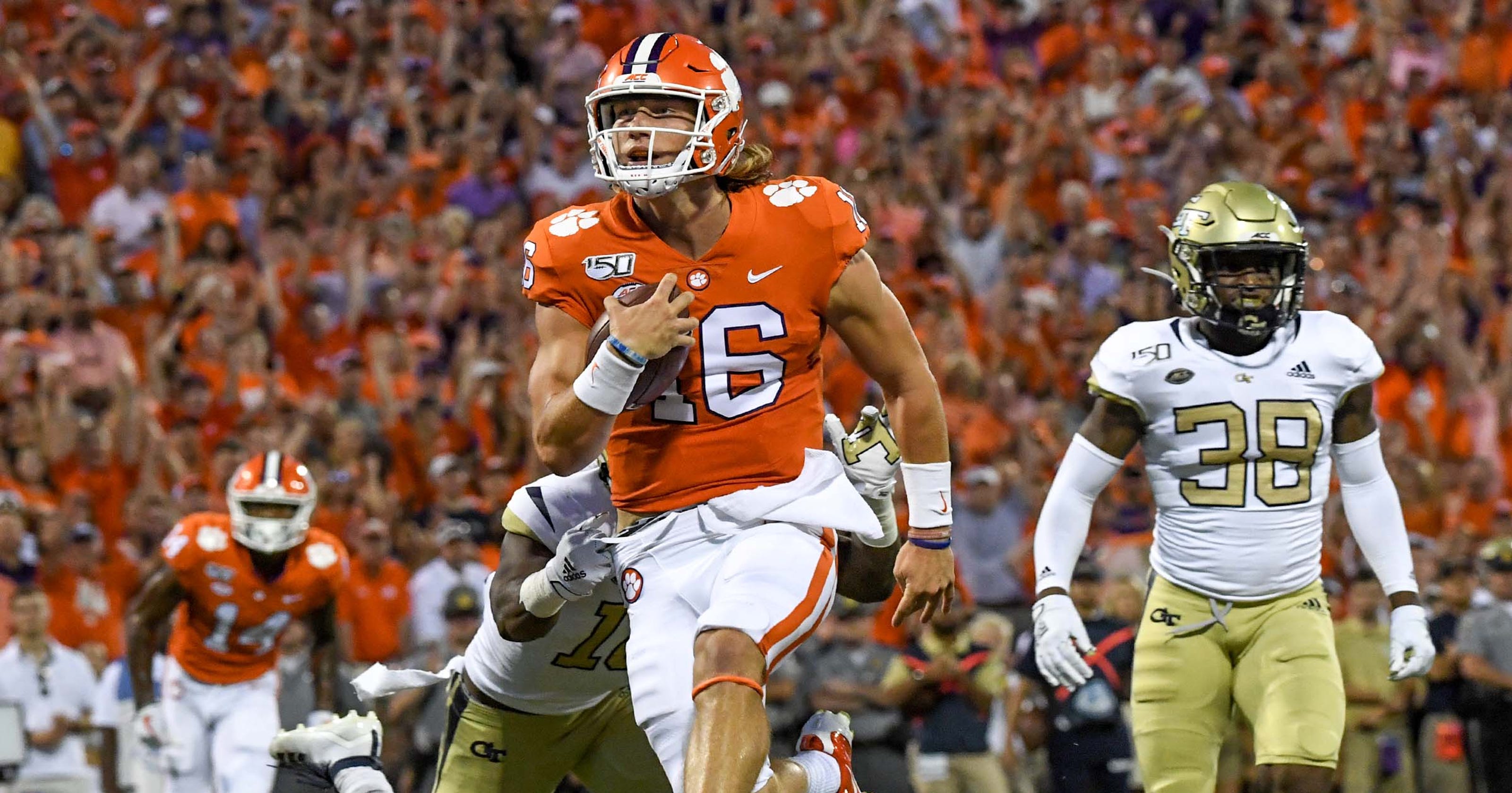 Clemson should not be afraid to run Trevor Lawrence