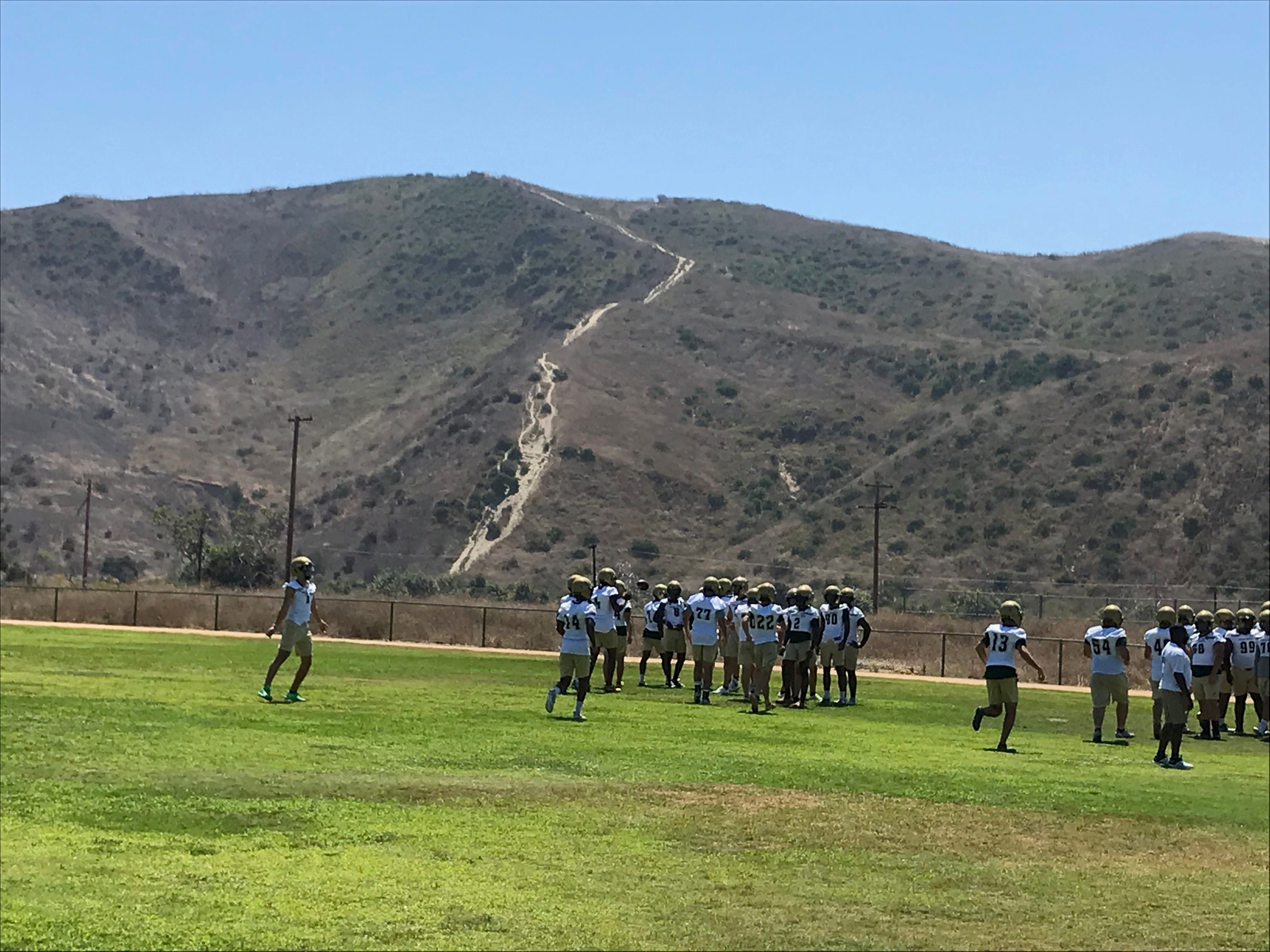 St. Joseph football gets a taste of Marine life at Camp Pendleton