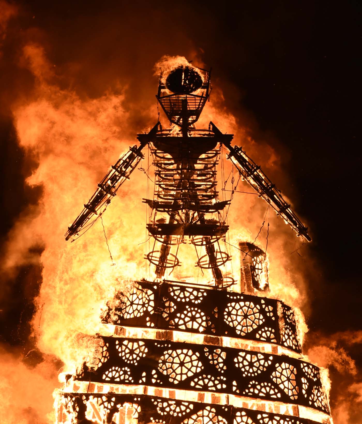 Burning Man 2019: Watch the Man burn in spectacular display