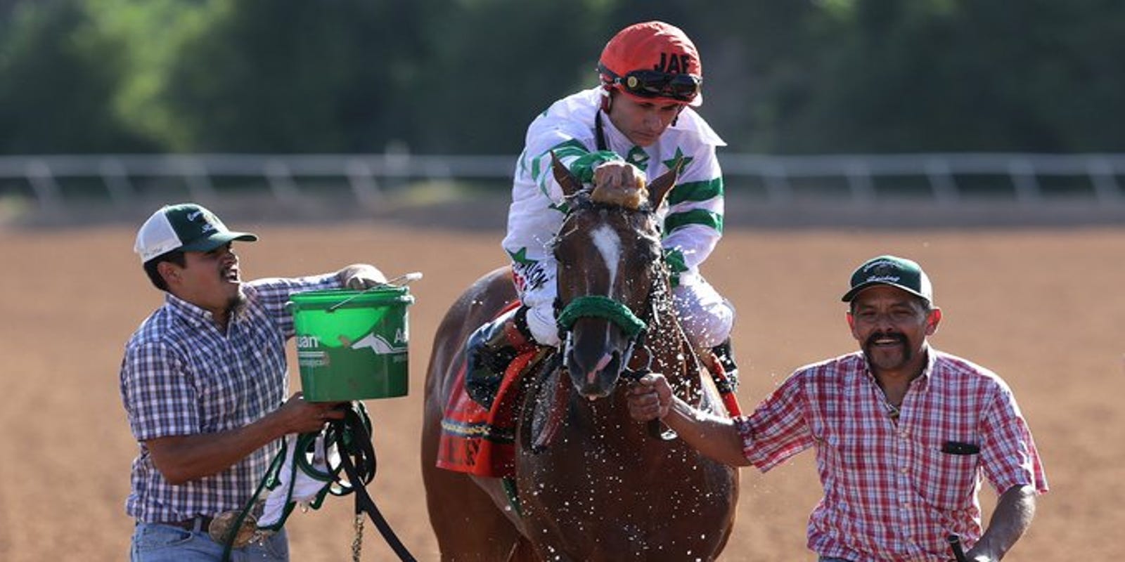 Mr Jess Jenkins wins the 61st running of the All American Futurity