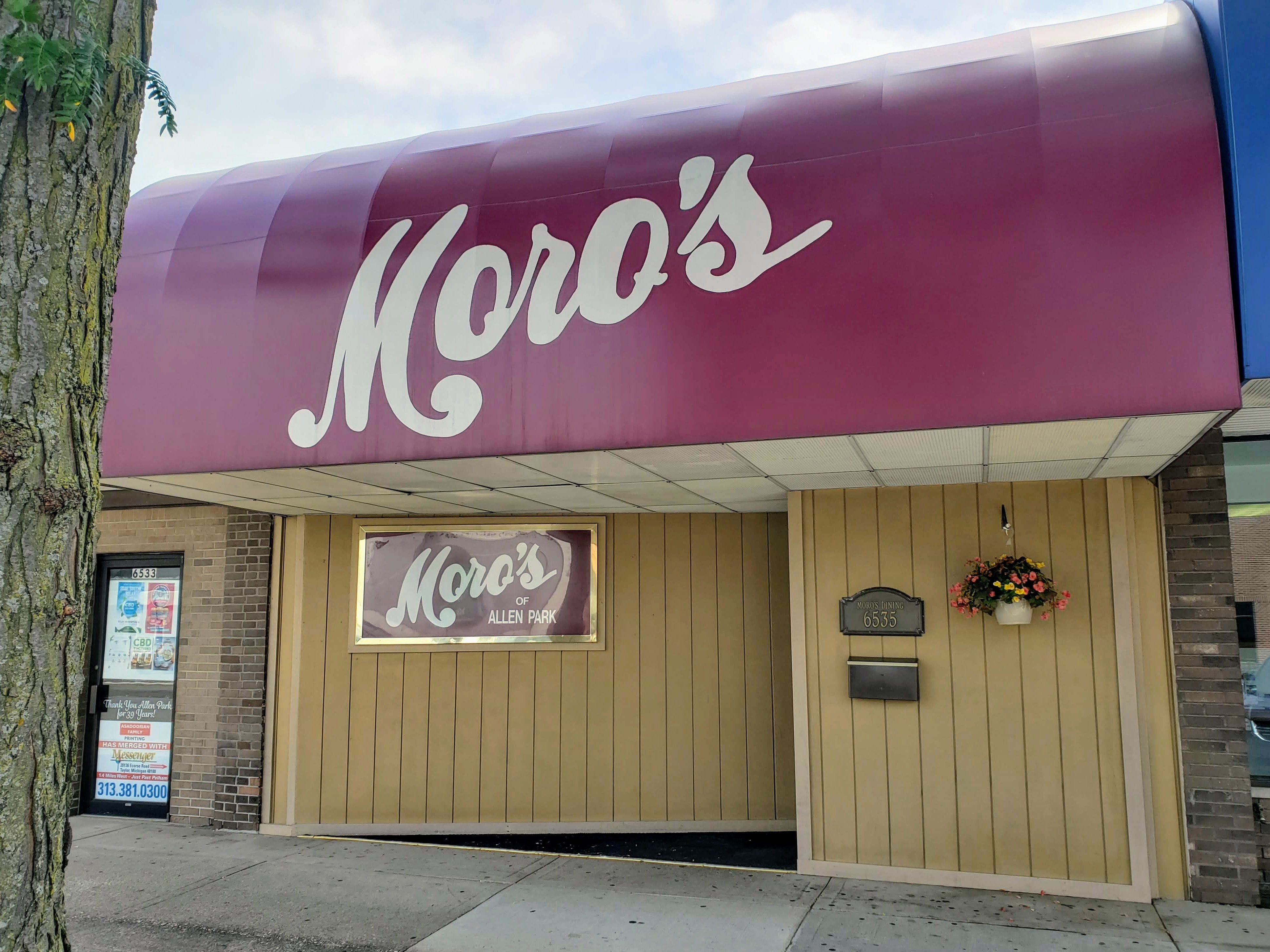 Moro's Dining, Italian restaurant in Allen Park, up for sale
