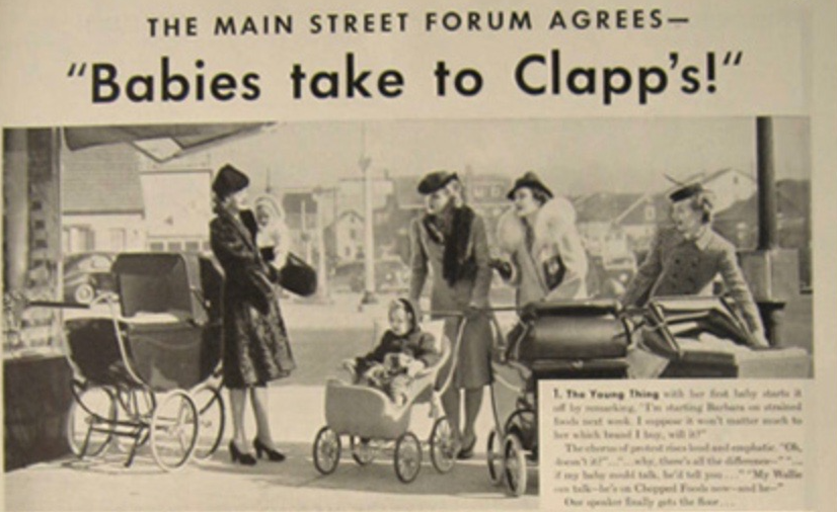 Clapp's company in Rochester launched the baby food industry