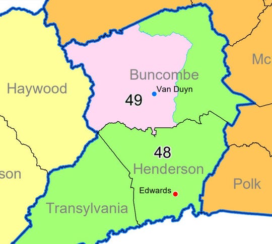 NC legislators redraw maps: How new districts could affect Buncombe