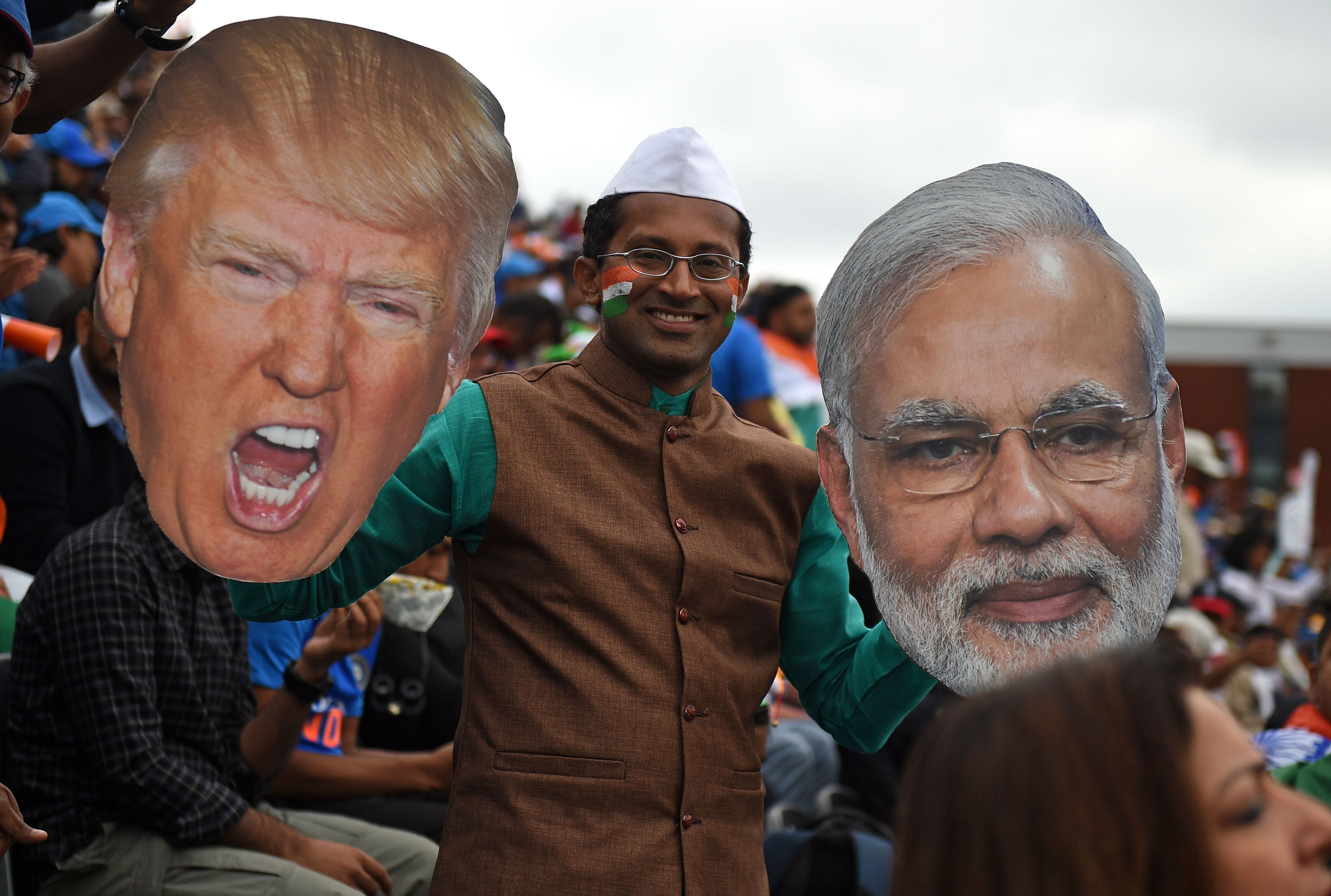 Trump bromance with Narendra Modi on display at 'Howdy, Modi' rally