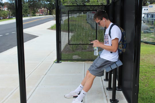 New, slanted bus stop benches spark outrage on social media