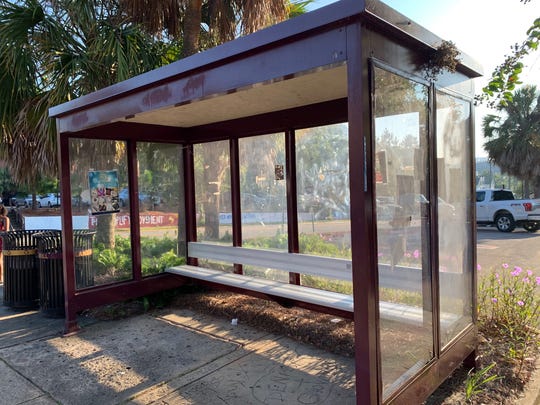 New, slanted bus stop benches spark outrage on social media