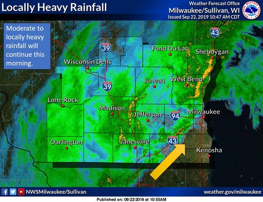 Wisconsin weather: Milwaukee to see heavy rain, possible floods Sunday
