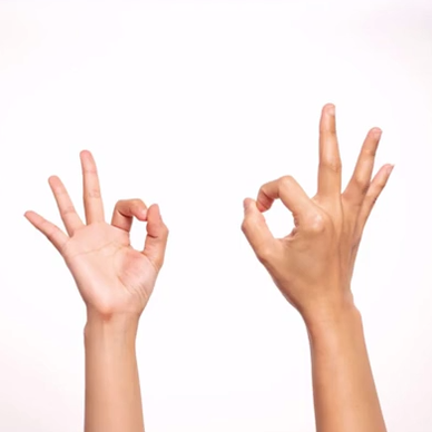 power handsign