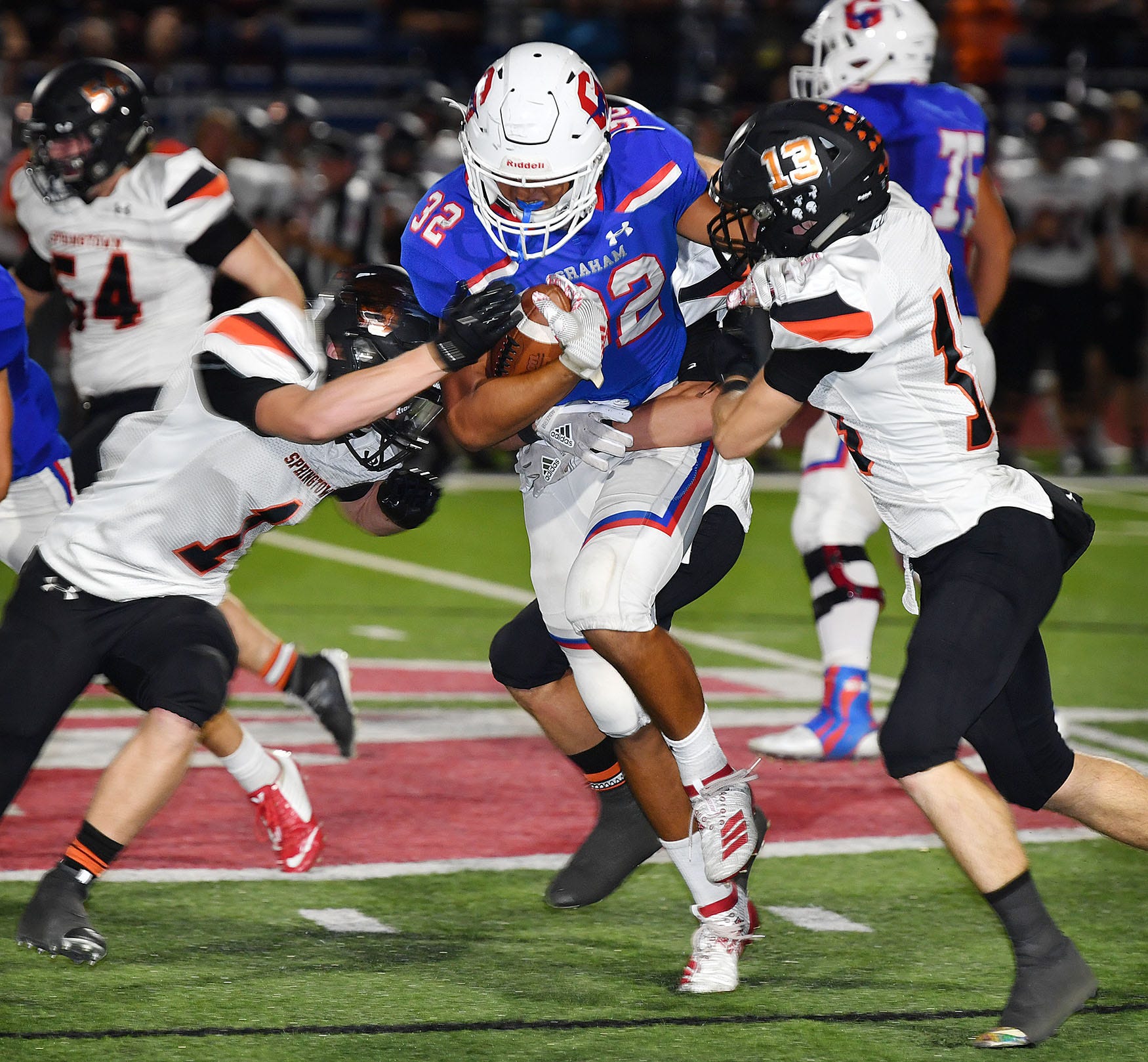 Springtown Porcupines overwhelm Graham Steers