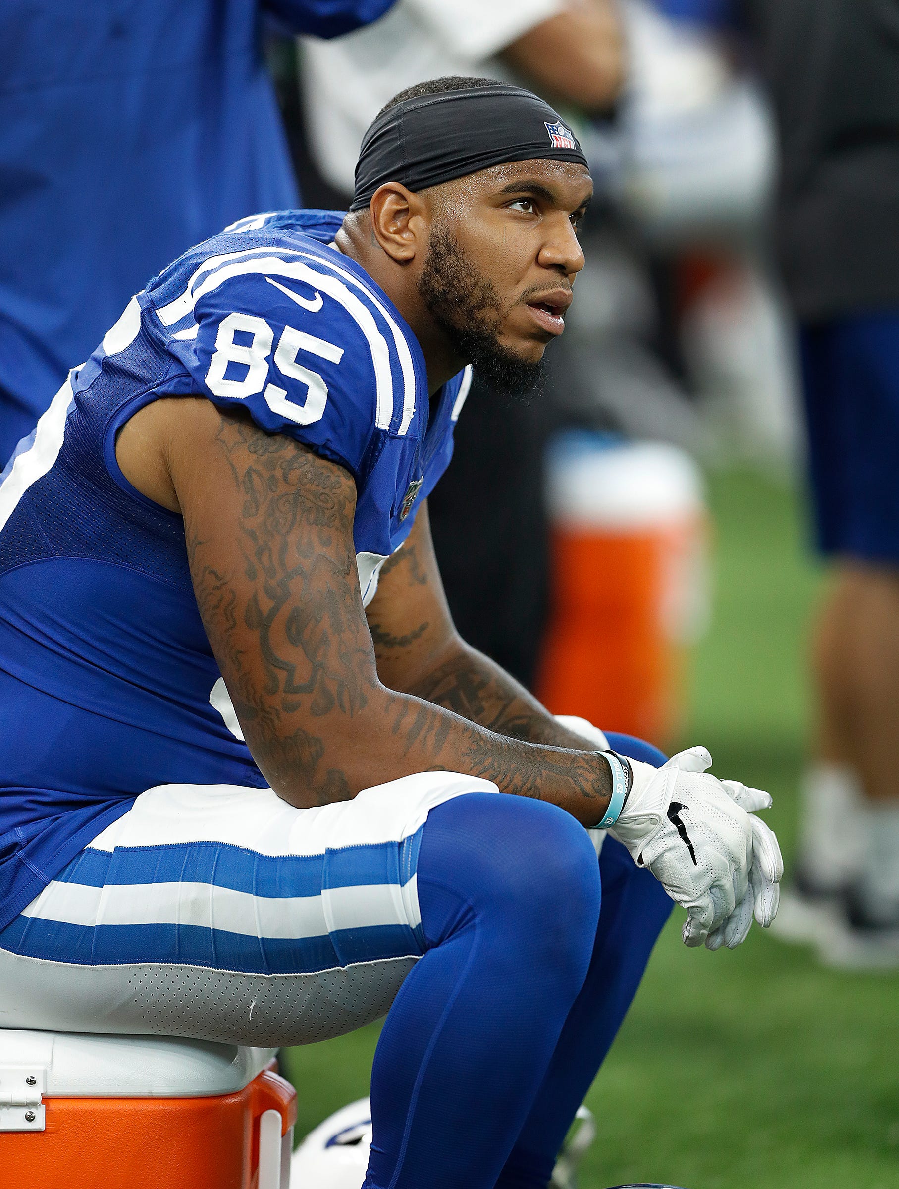Colts tight end Eric Ebron aims to 'stop thinking too much'