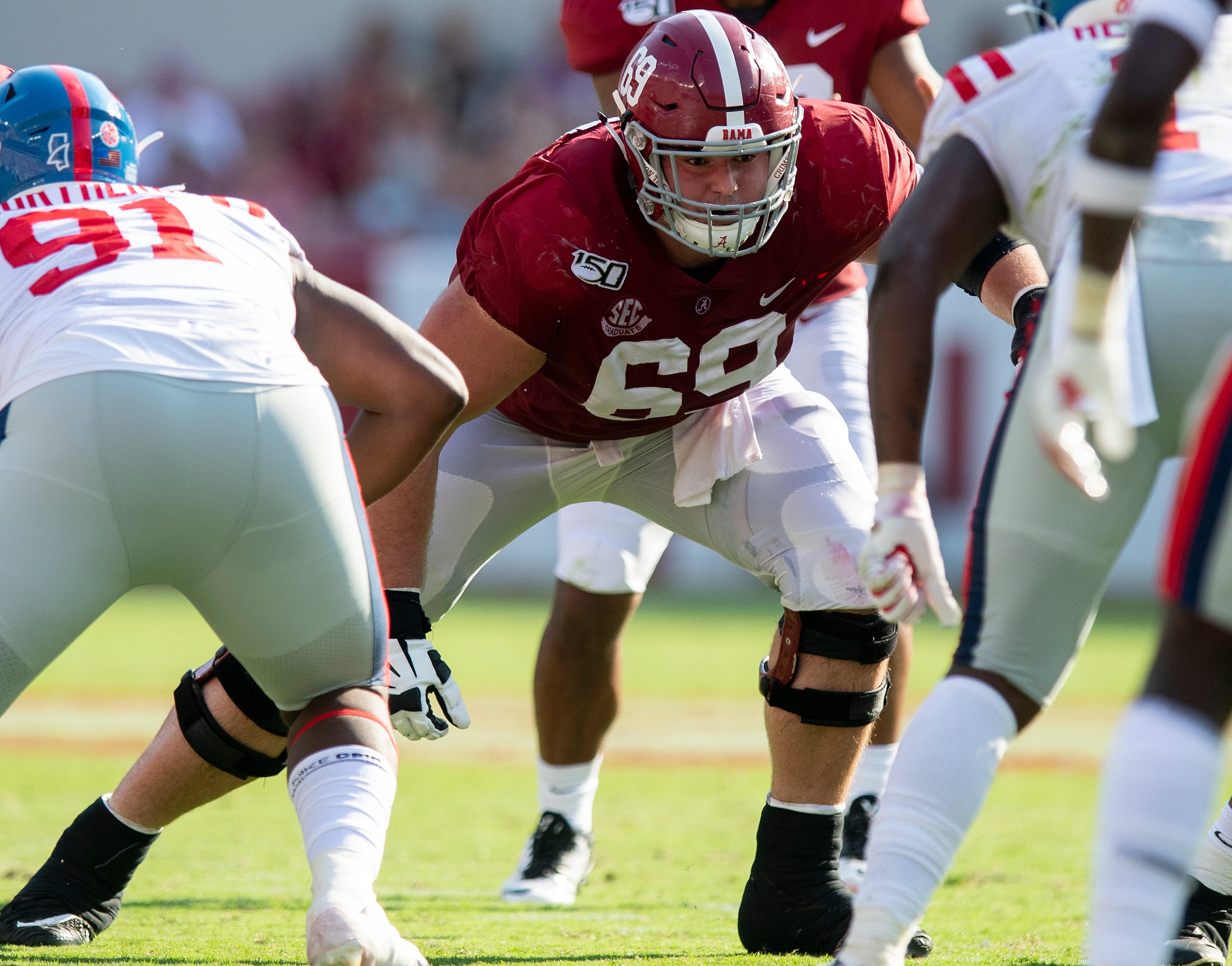 Alabama football fans love Landon Dickeron flop, dancing vs. LSU