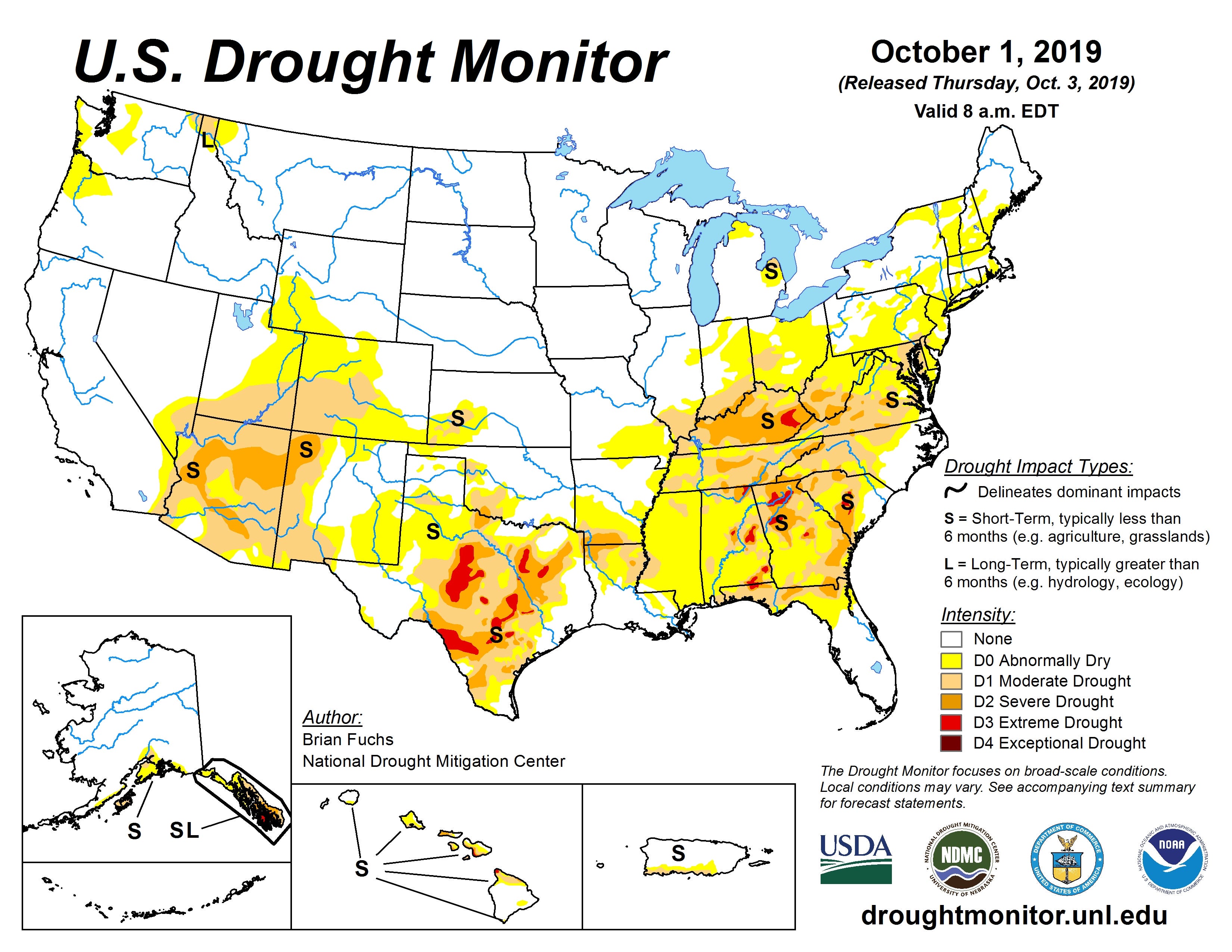 Flash drought 2019: Tennessee, Georgia among Southern states affected