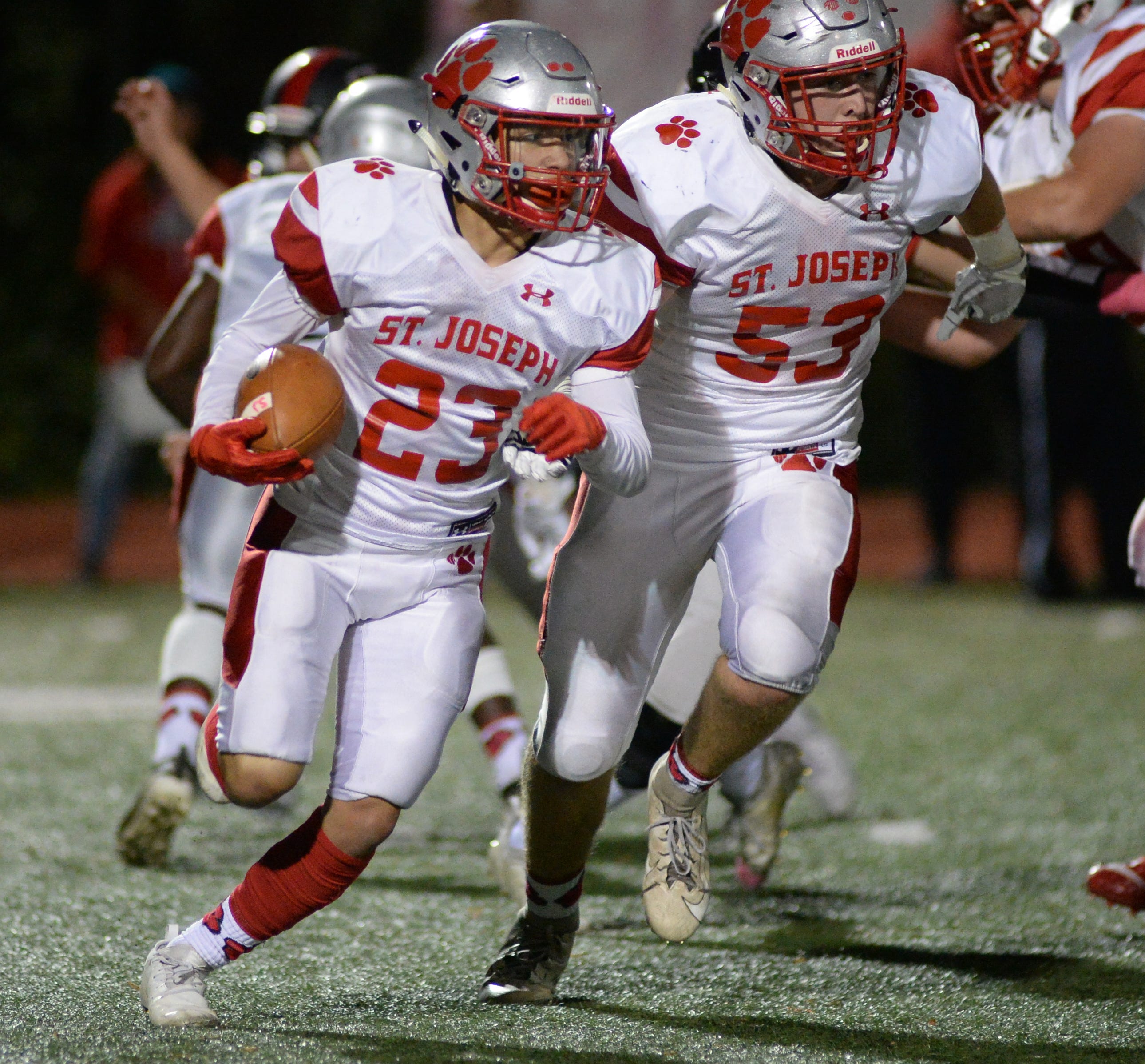 St. Joseph football gets revenge, ends Haddonfield's 21-game winning streak