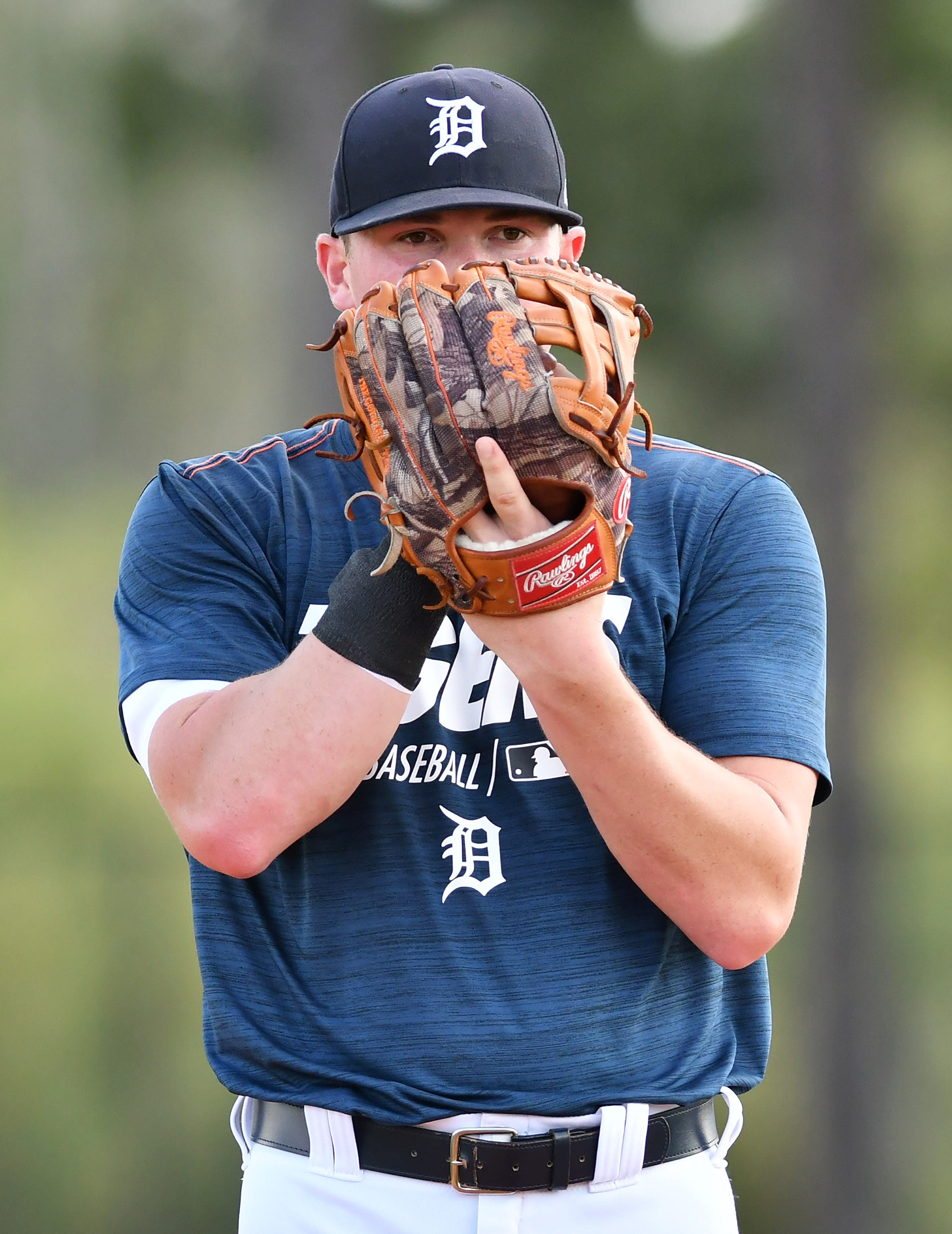 Tigers' Beau Burrows works to get back on path to Detroit