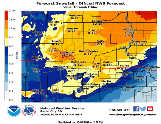 Temperatures set to plummet as winter storm hits South Dakota