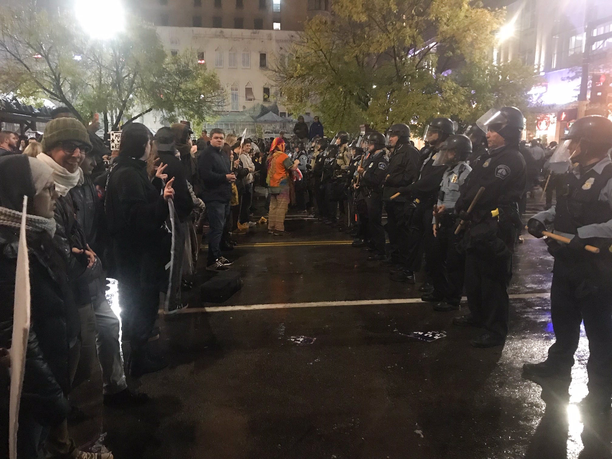 Donald Trump rally sparks tension between supporters, protesters