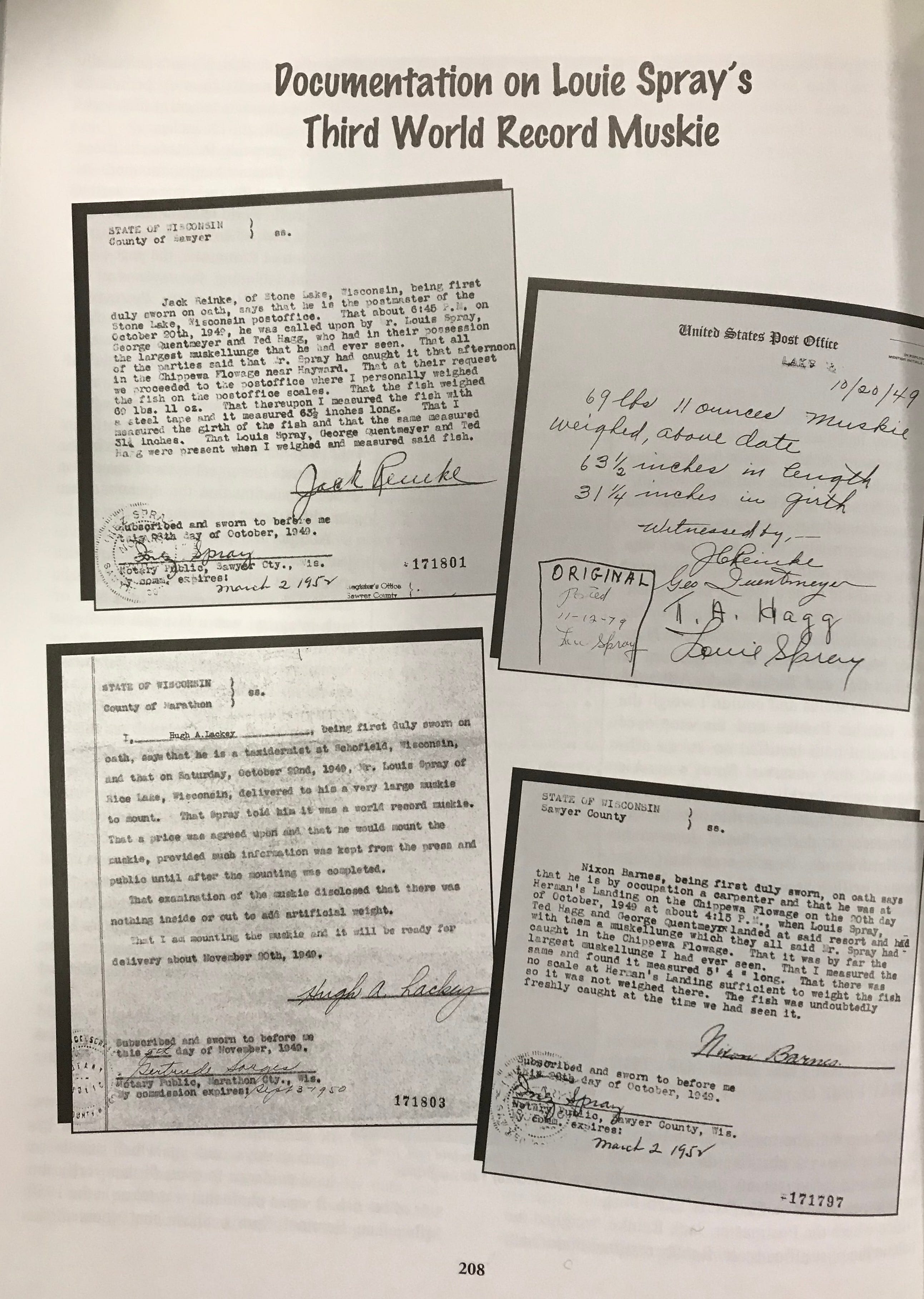 World record muskie: Louie Spray caught fish near Hayward 70 years ago