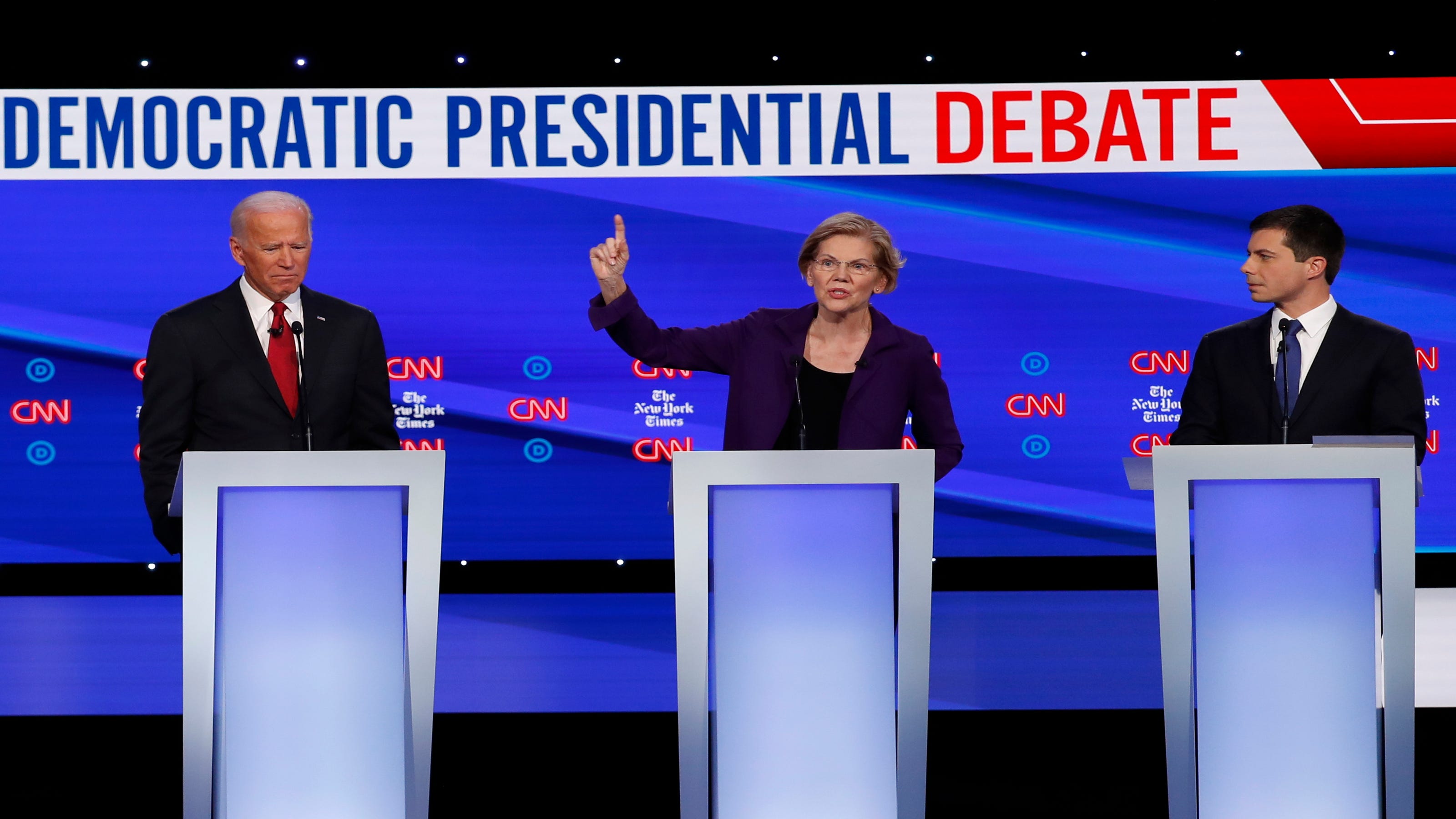 Democratic Debate Winners And Losers Warren Biden And What Were