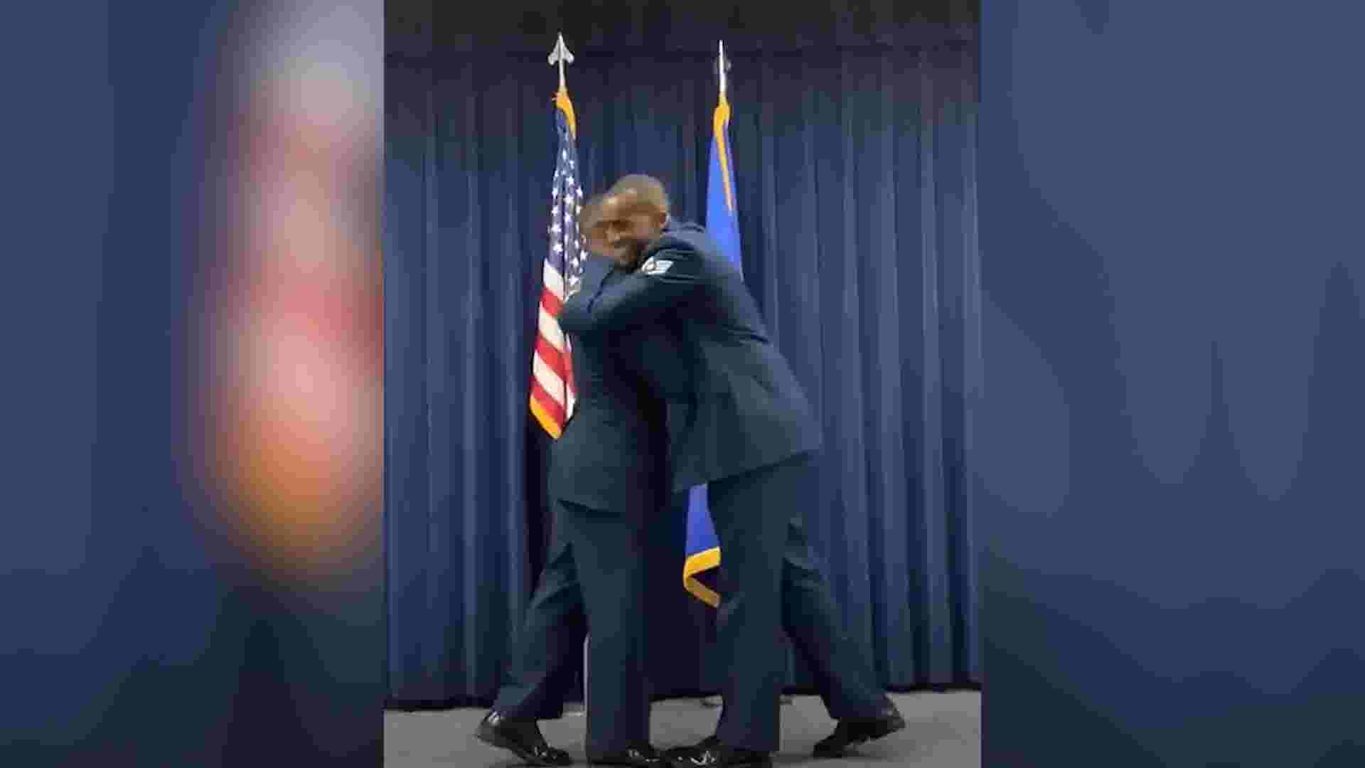 Touching Air Force salute will give you goosebumps